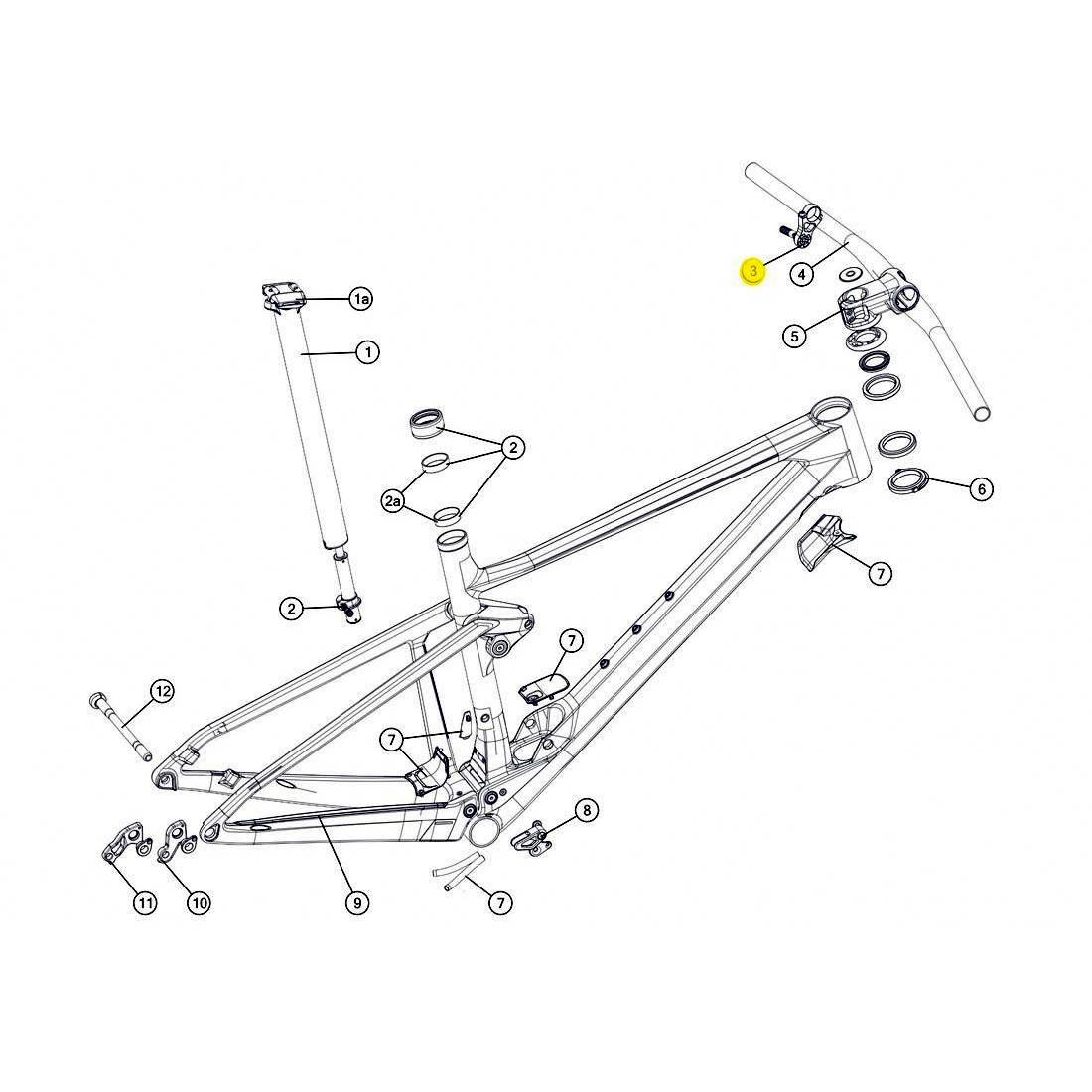 BMC Dropper Post Remote Lever for Fourstroke 01 - 301768 | BIKE24