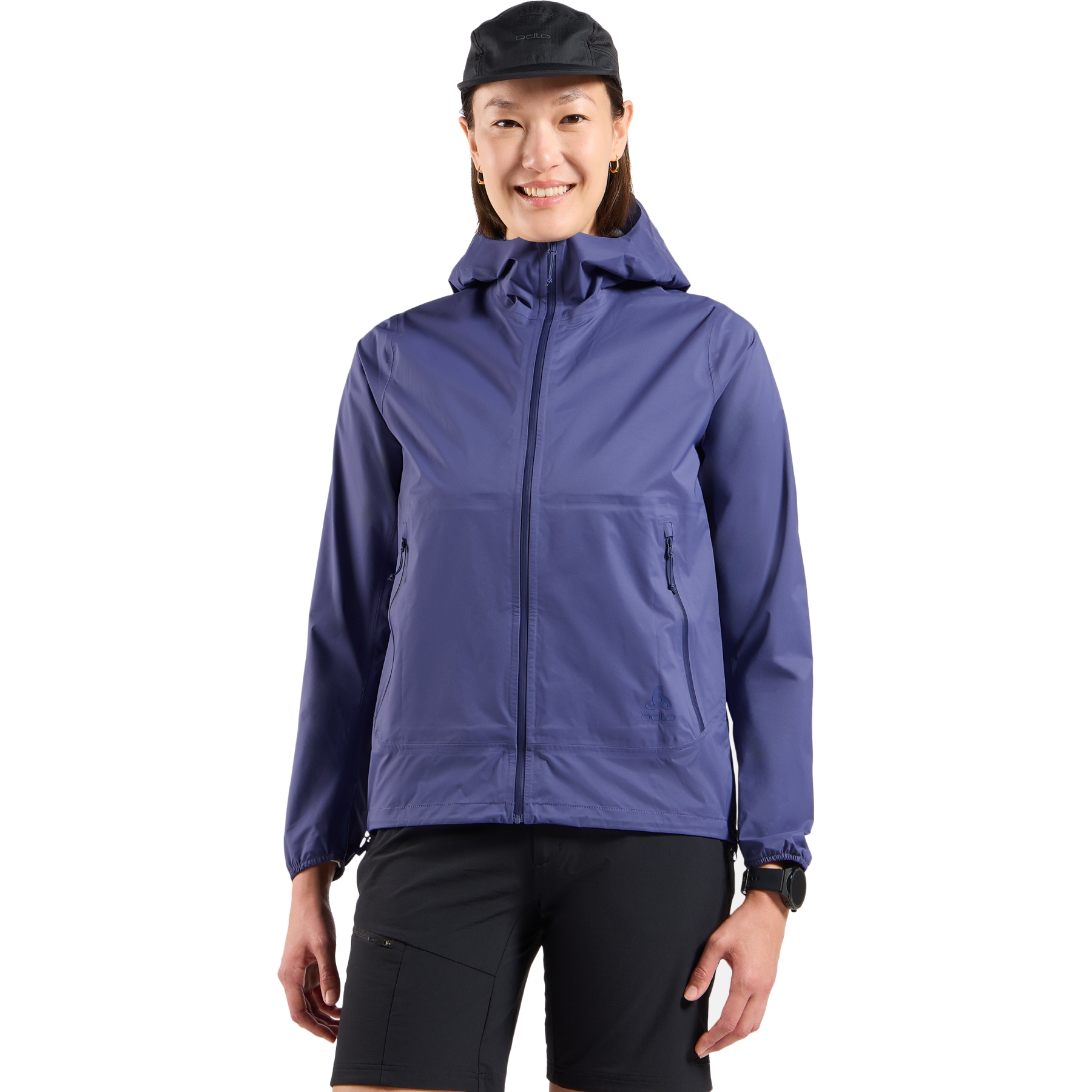 Odlo Essentials 2.5L Waterproof Hardshell Jacket Women - skipper blue ...