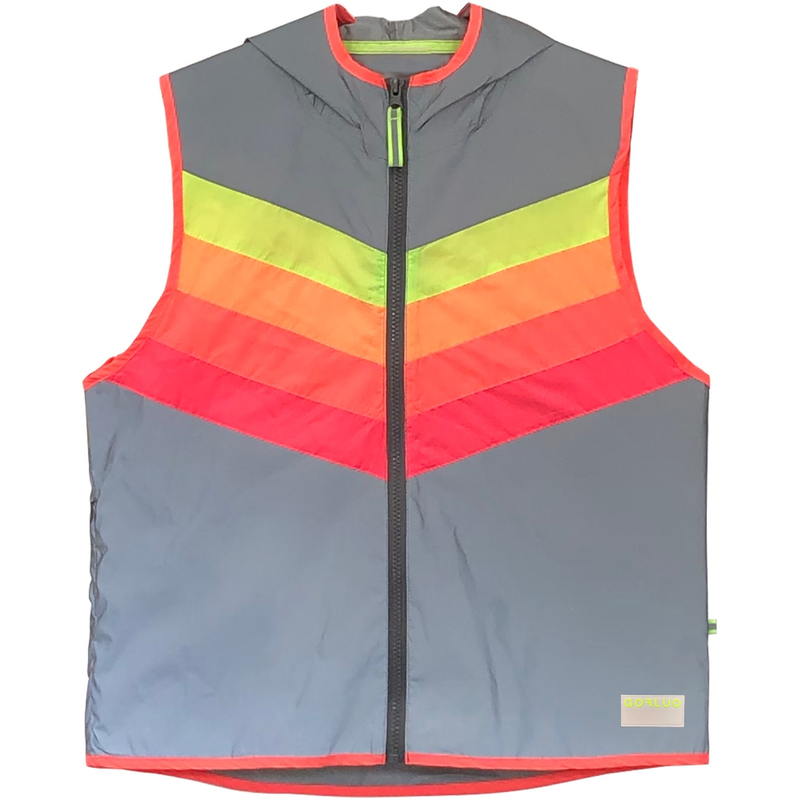 Gofluo Darkflow Bodyglower Saferty Vest Women - Grey Reflective | BIKE24