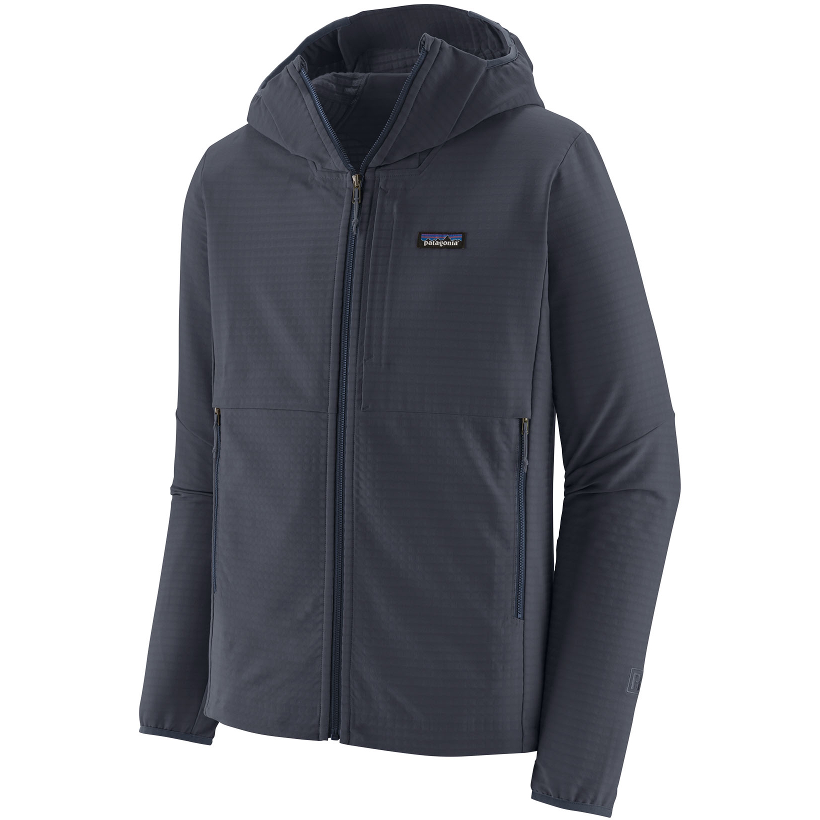 Patagonia R1 TechFace Hoody Jacket Men - Smolder Blue | BIKE24