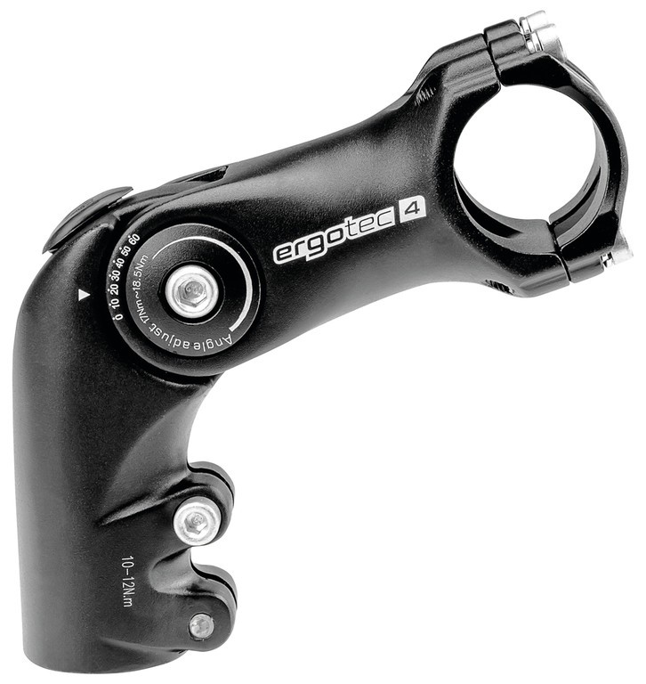 Ergotec High Charisma Ahead Potencia 1 1/8" | 31.8mm - negra | BIKE24