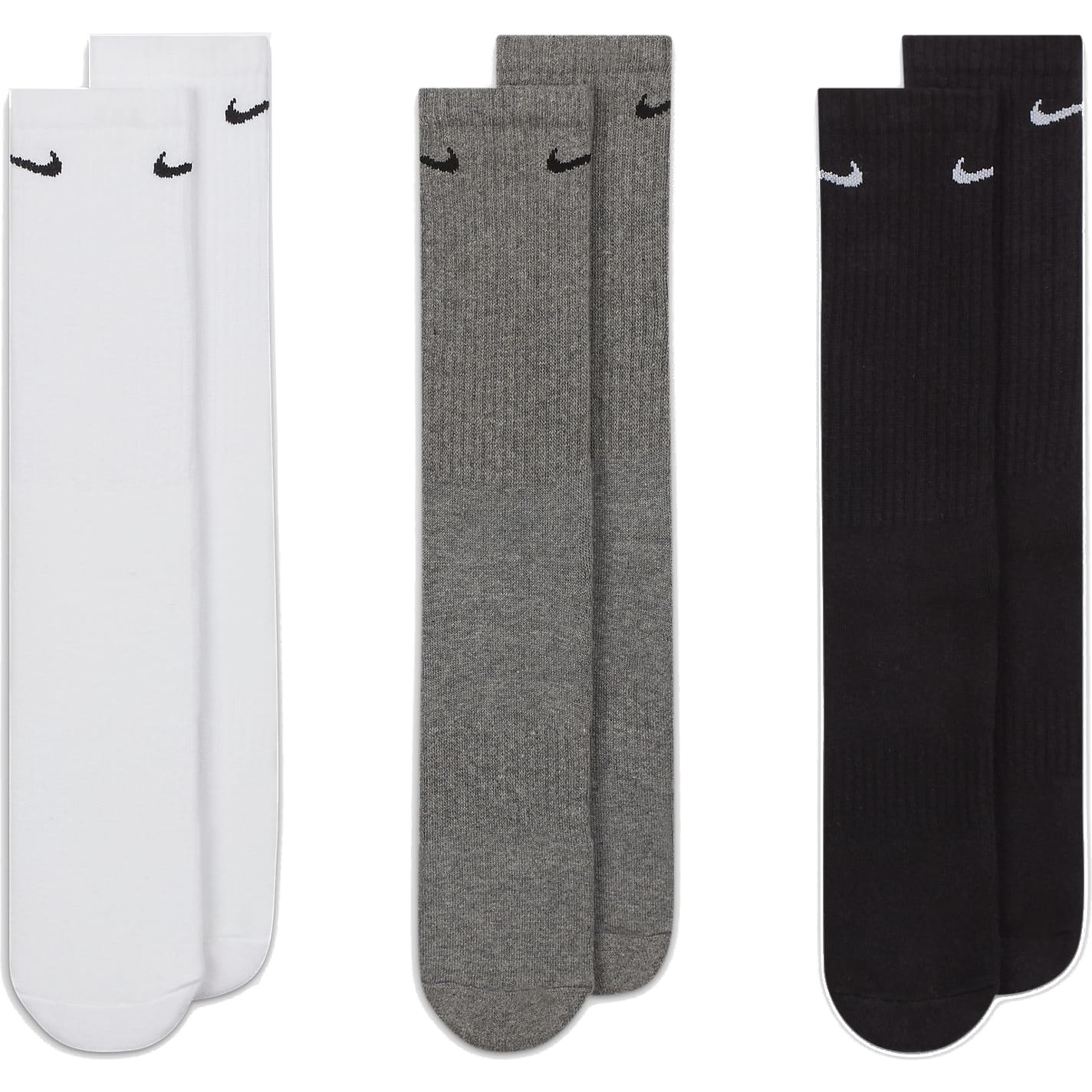 Nike Everyday Cushion Crew Training Socks (3 Pair) - multi-color SX7664-964
