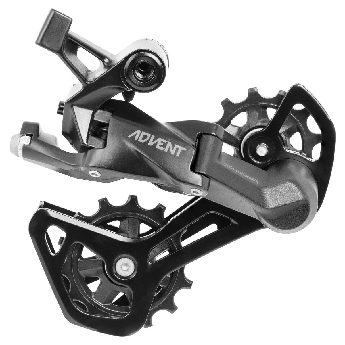 microSHIFT ADVENT V2 RD-M619M-B Rear Derailleur - 1x9-speed - Medium Cage