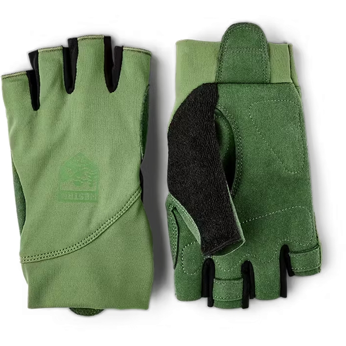 Hestra Apex Short - 5 Finger Bike Gloves - olive | BIKE24