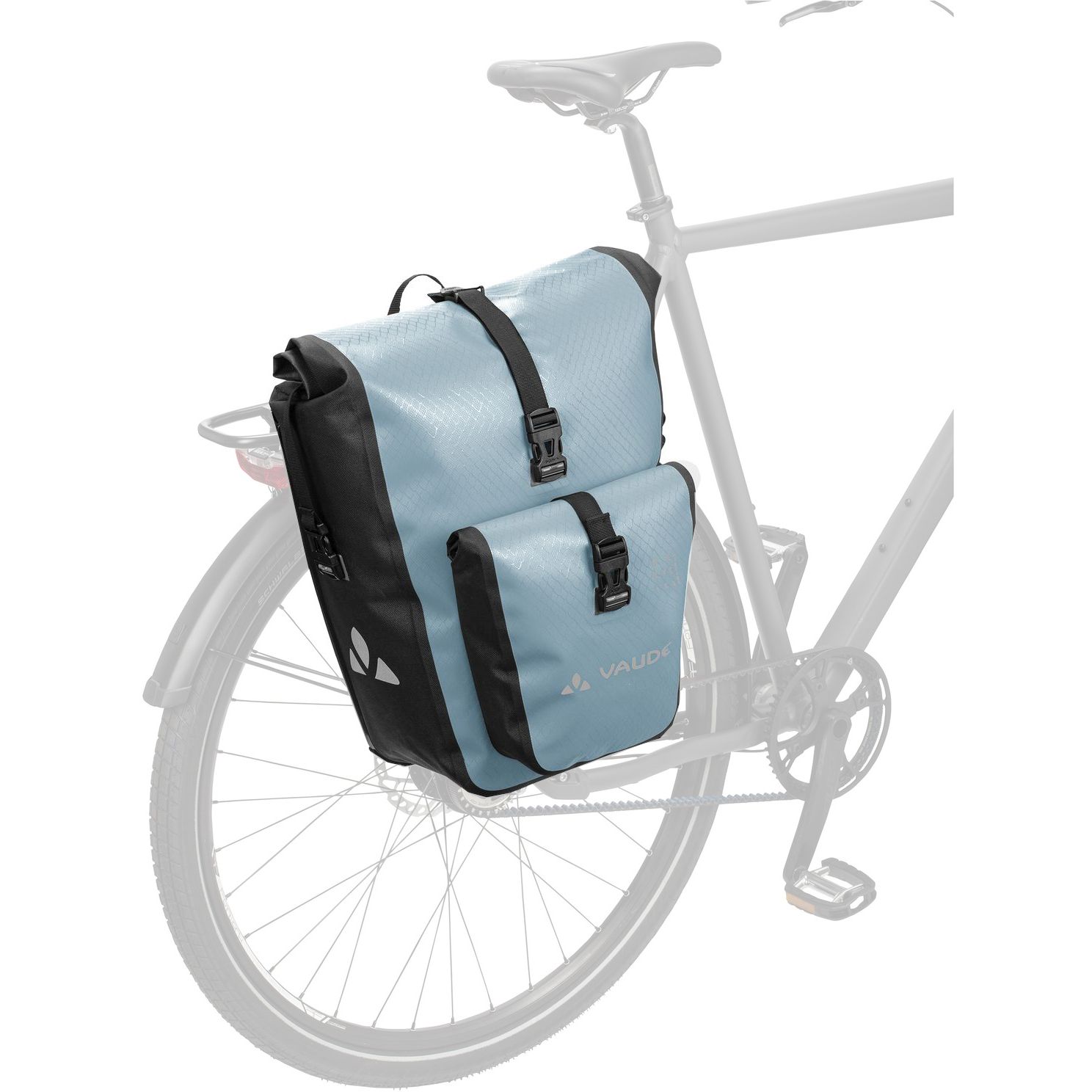 Single bike pannier store