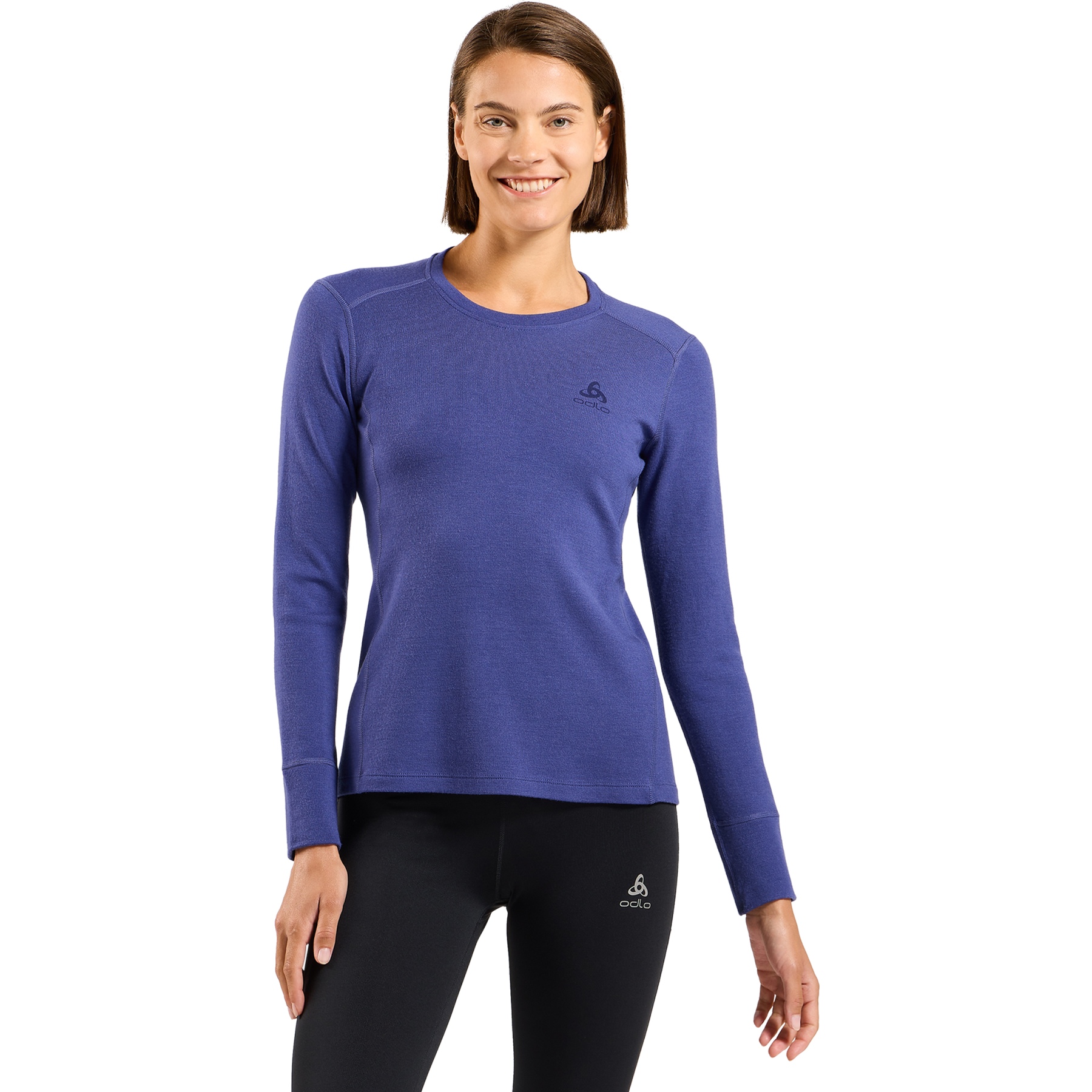 Odlo Natural Merino 260 Crew Neck Long-Sleeve Base Layer Top Women ...