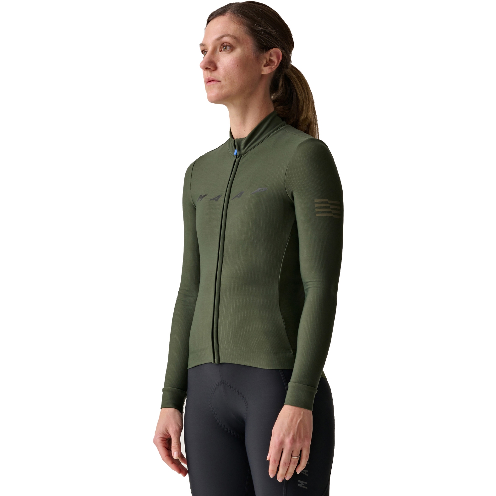 MAAP Maglia a Maniche Lunghe Donna - Evade Thermal 2.0 - bronze green ...