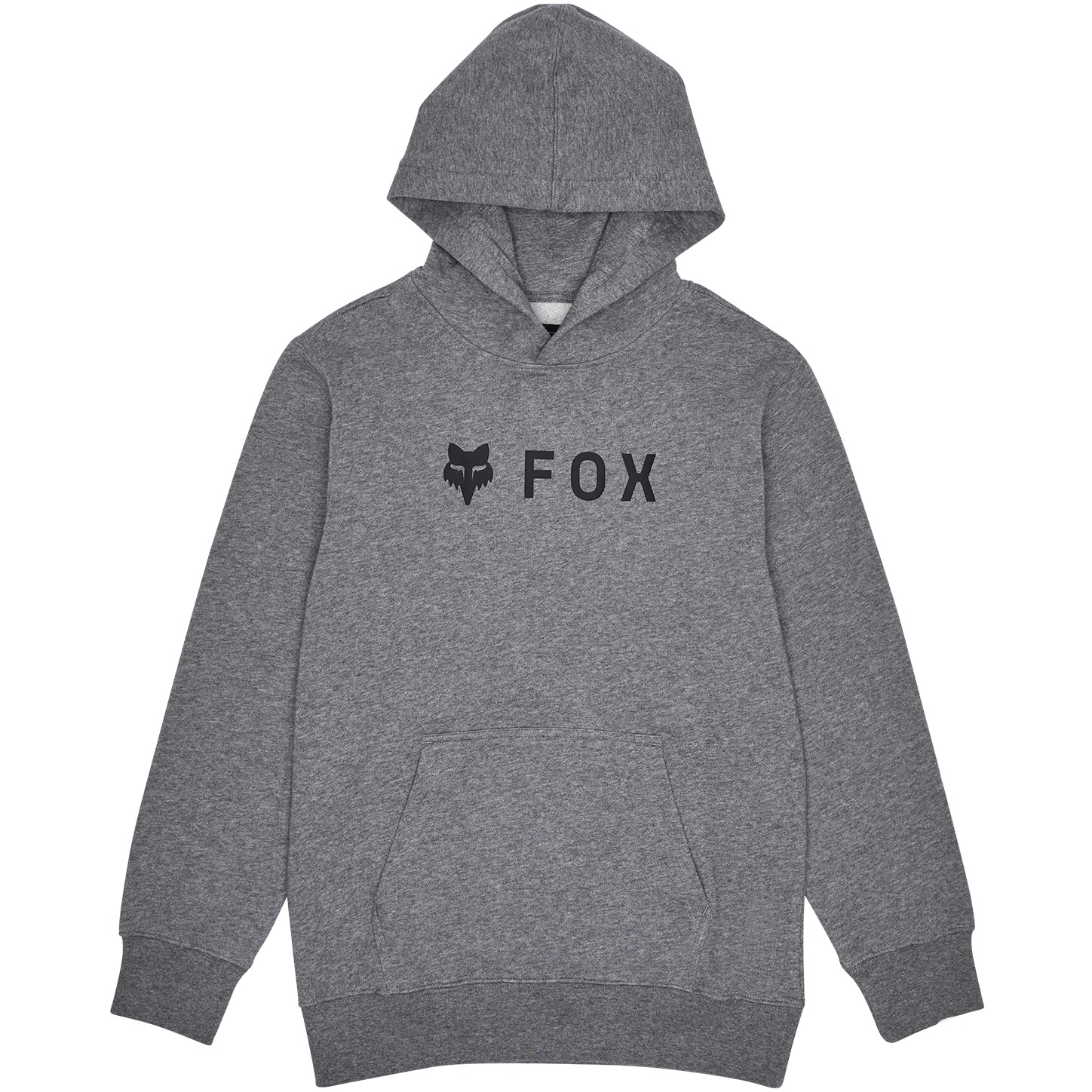 FOX Absolute Fleece Hoodie Kinderen - heather graphite | BIKE24