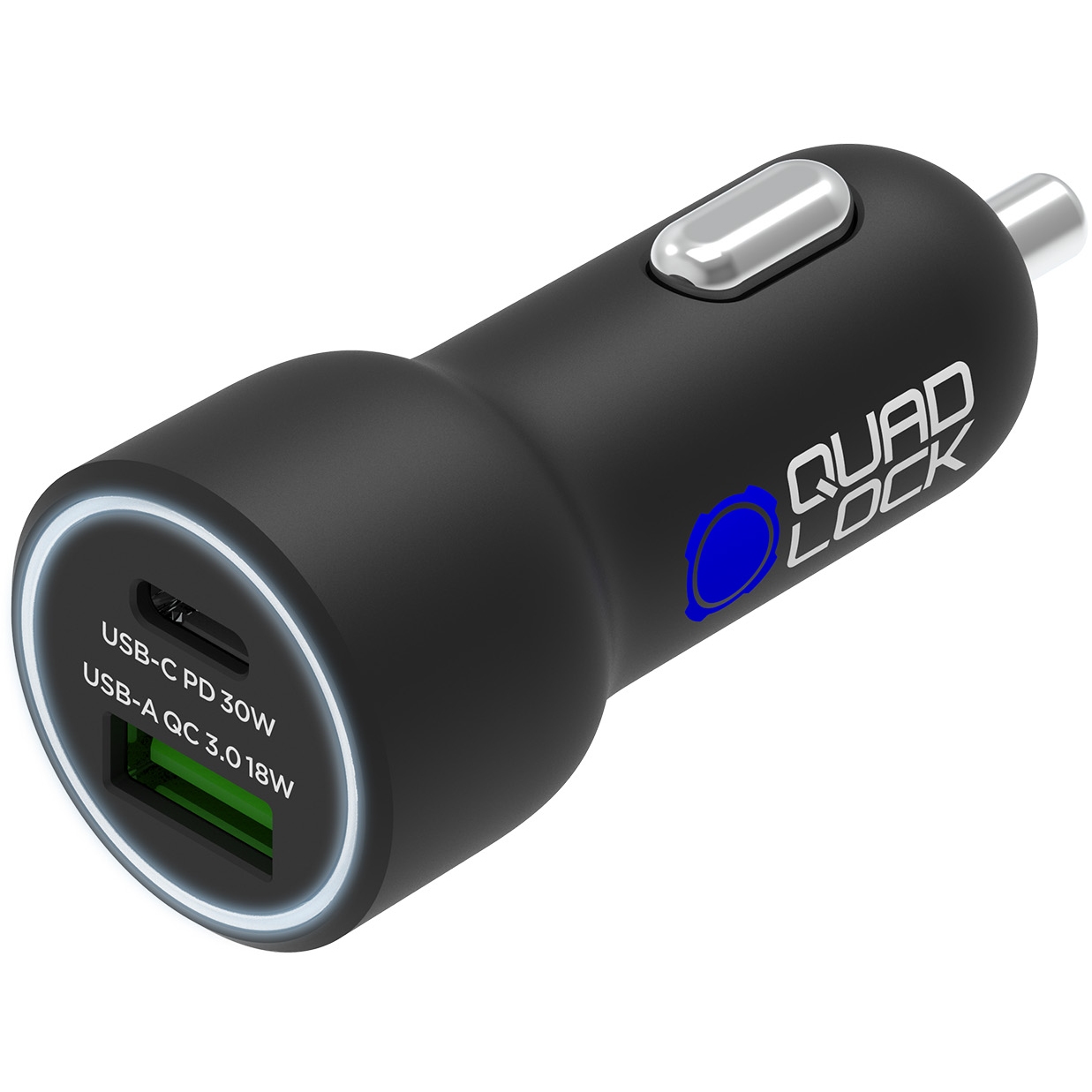 Quad Lock Dual Car Charger | BIKE24