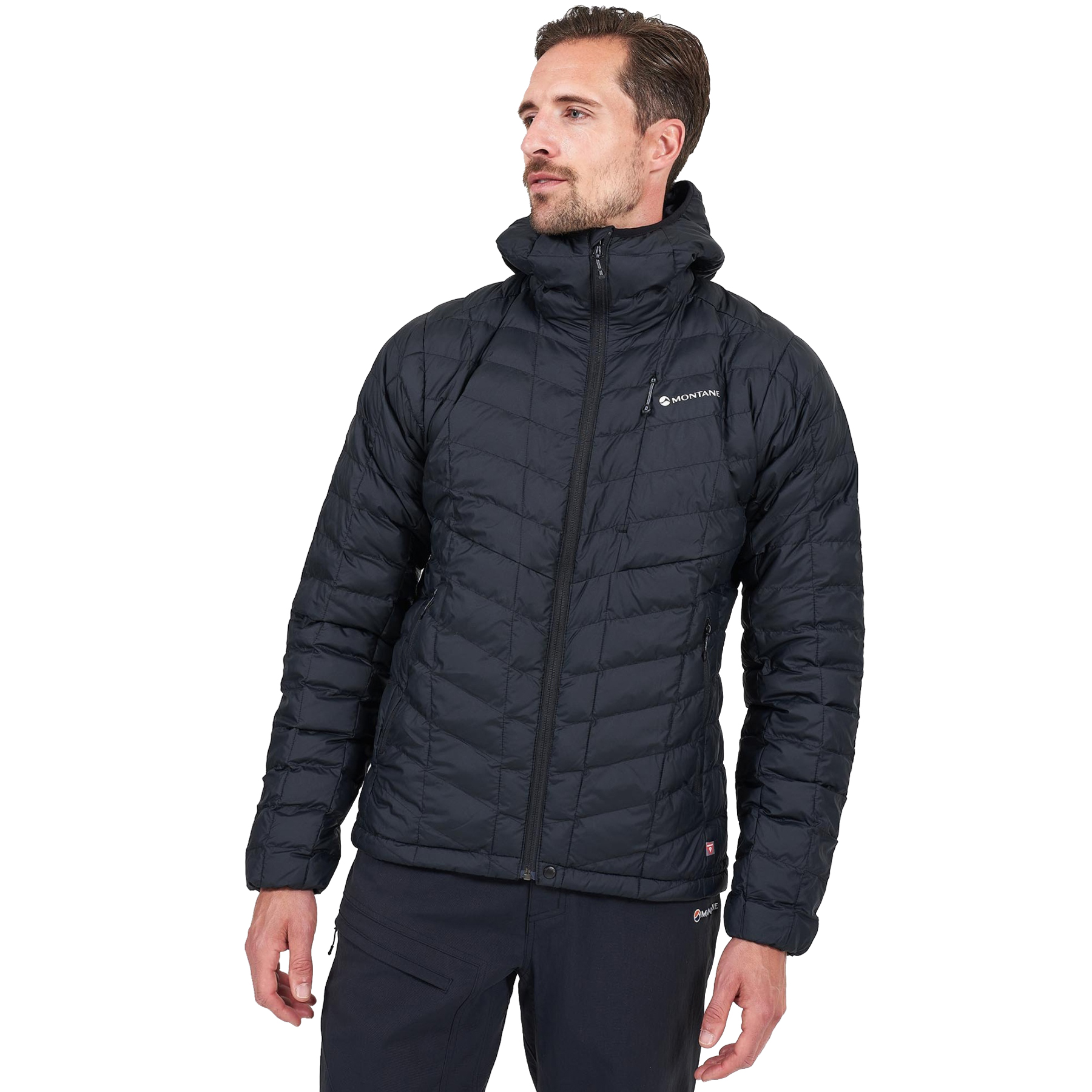 Montane Dart Zip Neck Shirt met Lange Mouwen - zwart | BIKE24