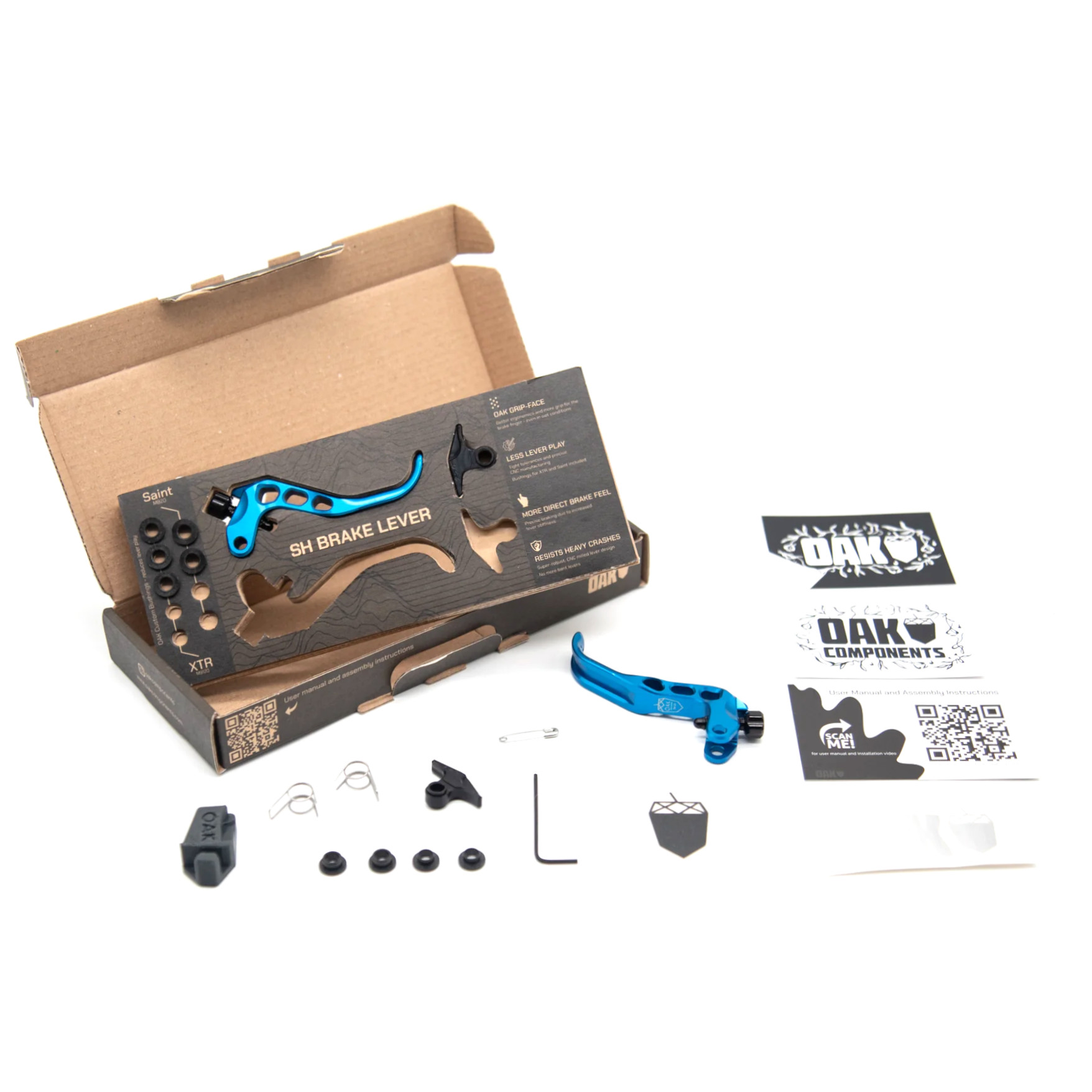 OAK Components Manette du Levier de Frein SH - Shimano - bleu - BIKE24