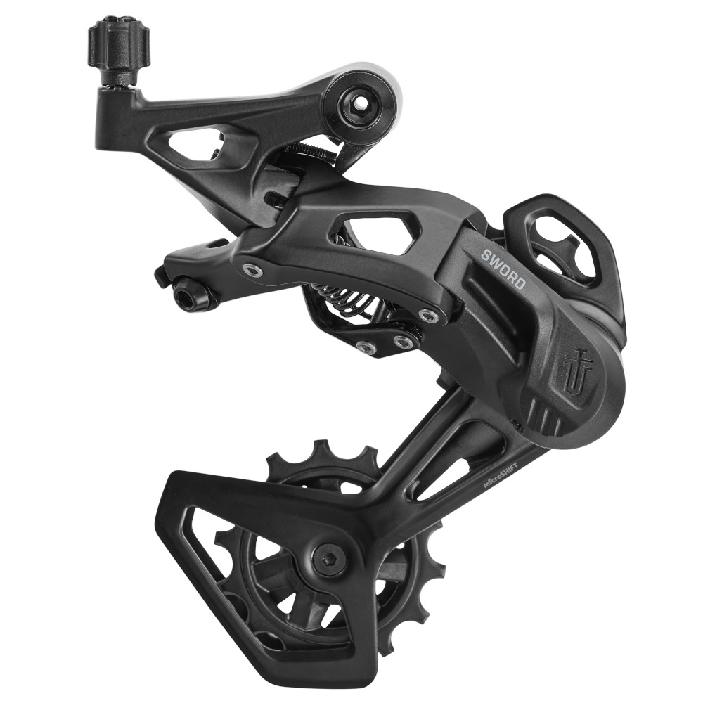 microSHIFT SWORD BLACK Rear Derailleur - 1x9/10-speed - medium cage ...