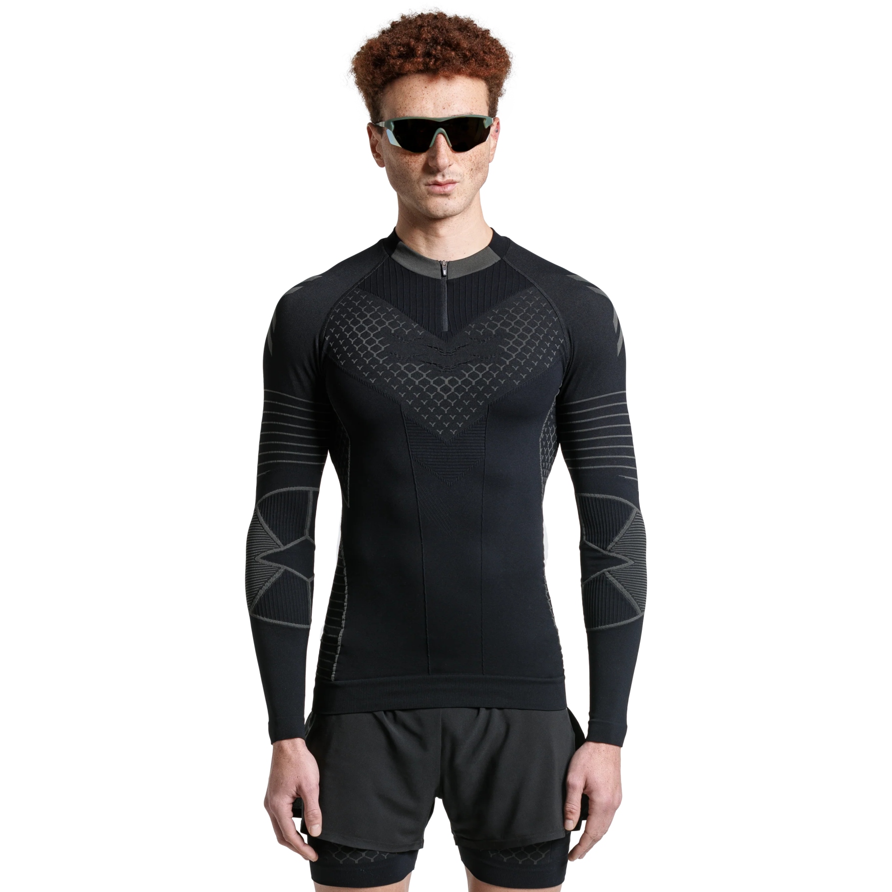 X-Bionic Maglietta maniche lunghe Uomo - Twyce Race - black/charcoal ...