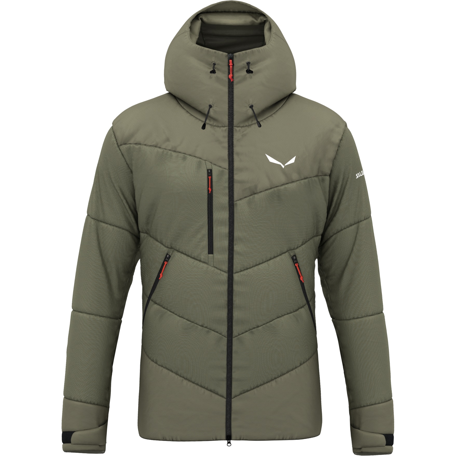 Salewa Ortles Heavy 2 Powertex/RDS Untuvatakki Miehet - faded green 5A50