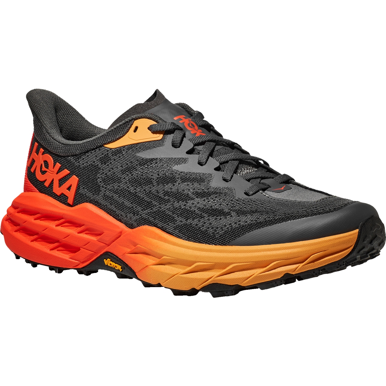 Hoka Speedgoat 5 Hardloopschoenen Heren Castlerock Flame BIKE24