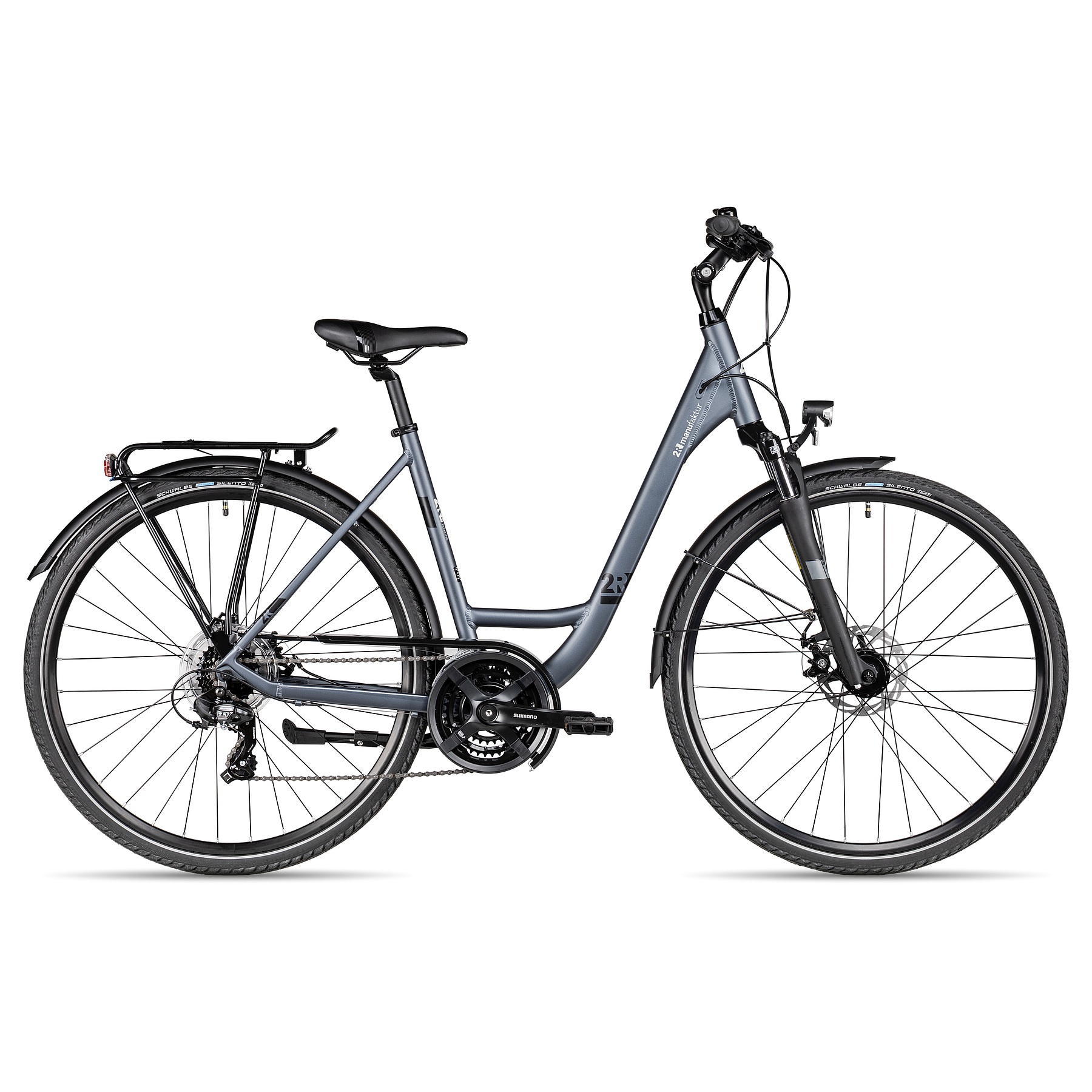 2R Manufaktur TRS GO - Wave - Touring Bike - 2025 - dark grey matt / grey black matt