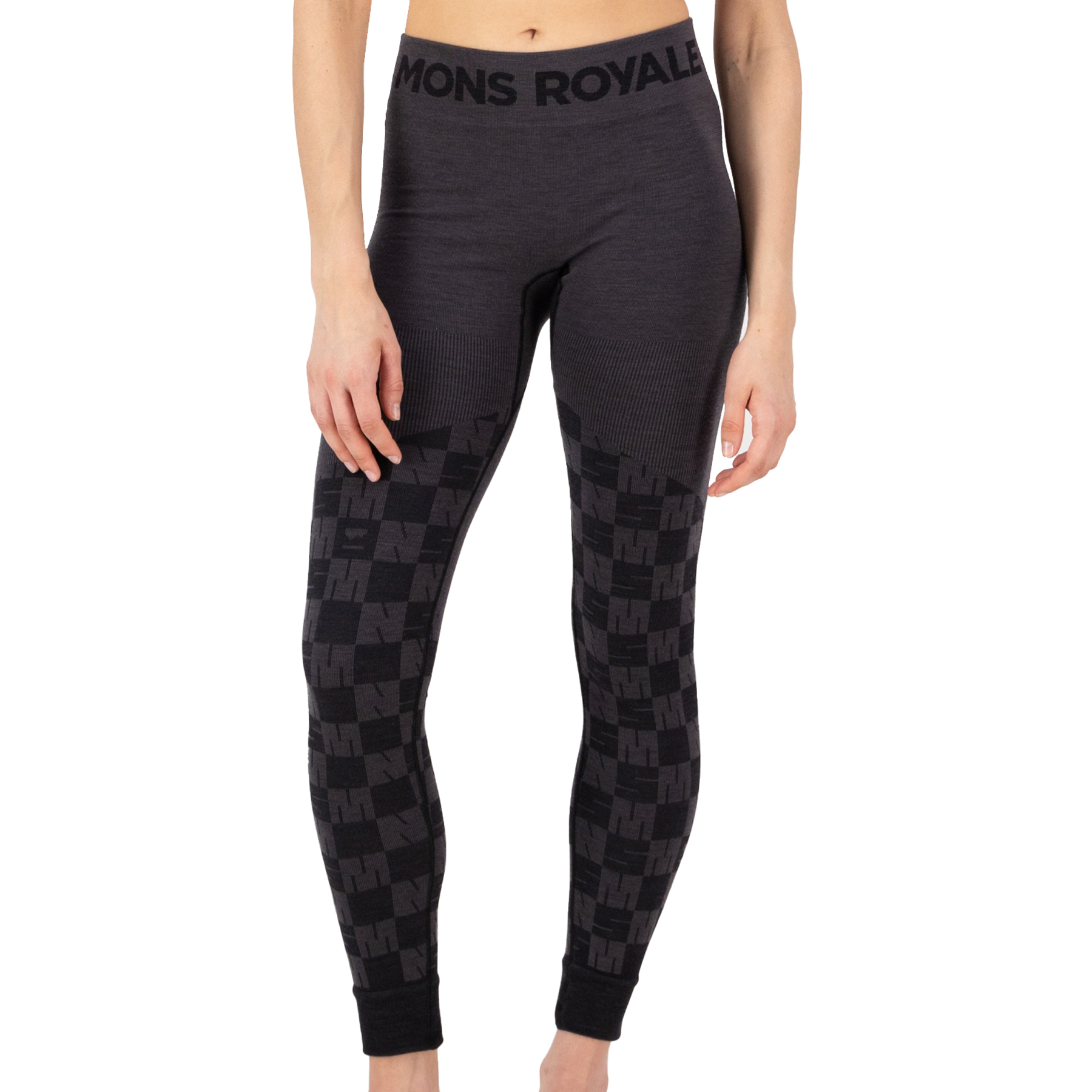 Mons Royale Caleçon Long Femme - Ascender Merino Seamless - forged iron ...