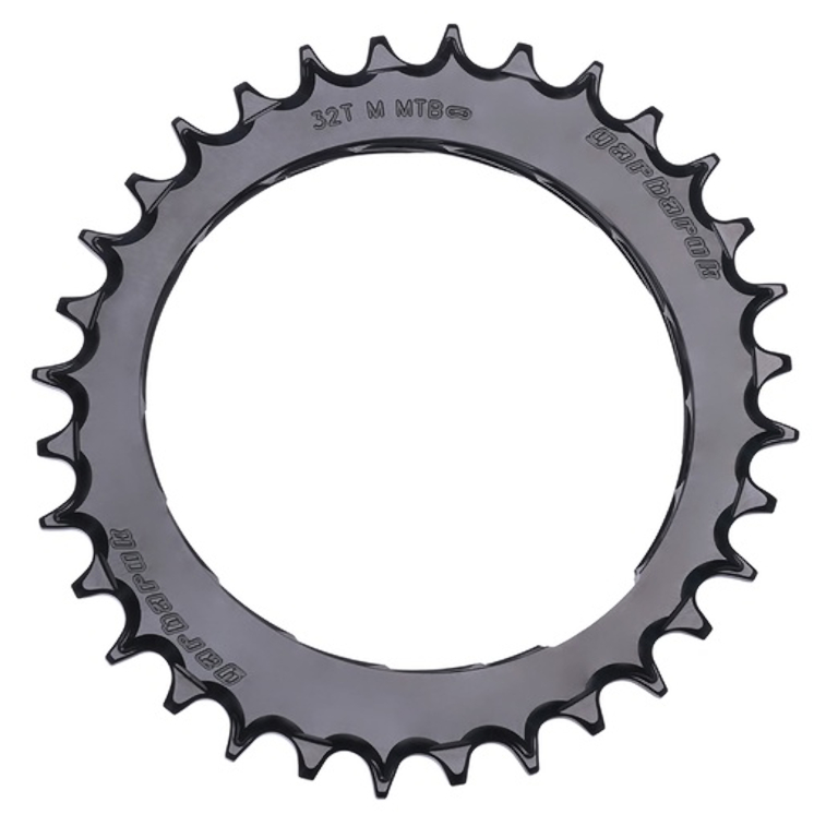 Garbaruk Chainring - MTB | Thread Mount | for Powermeter (XX / XX SL) - oval | black 2025