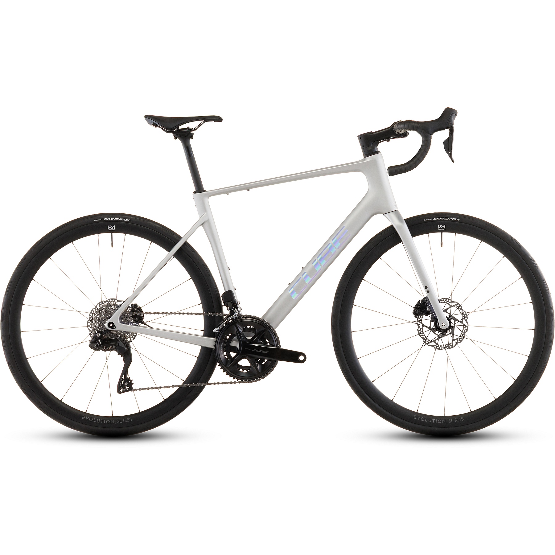 CUBE ATTAIN C:62 SLT - Carbon Rennrad - 2026 - carbon / coalchrome | BIKE24