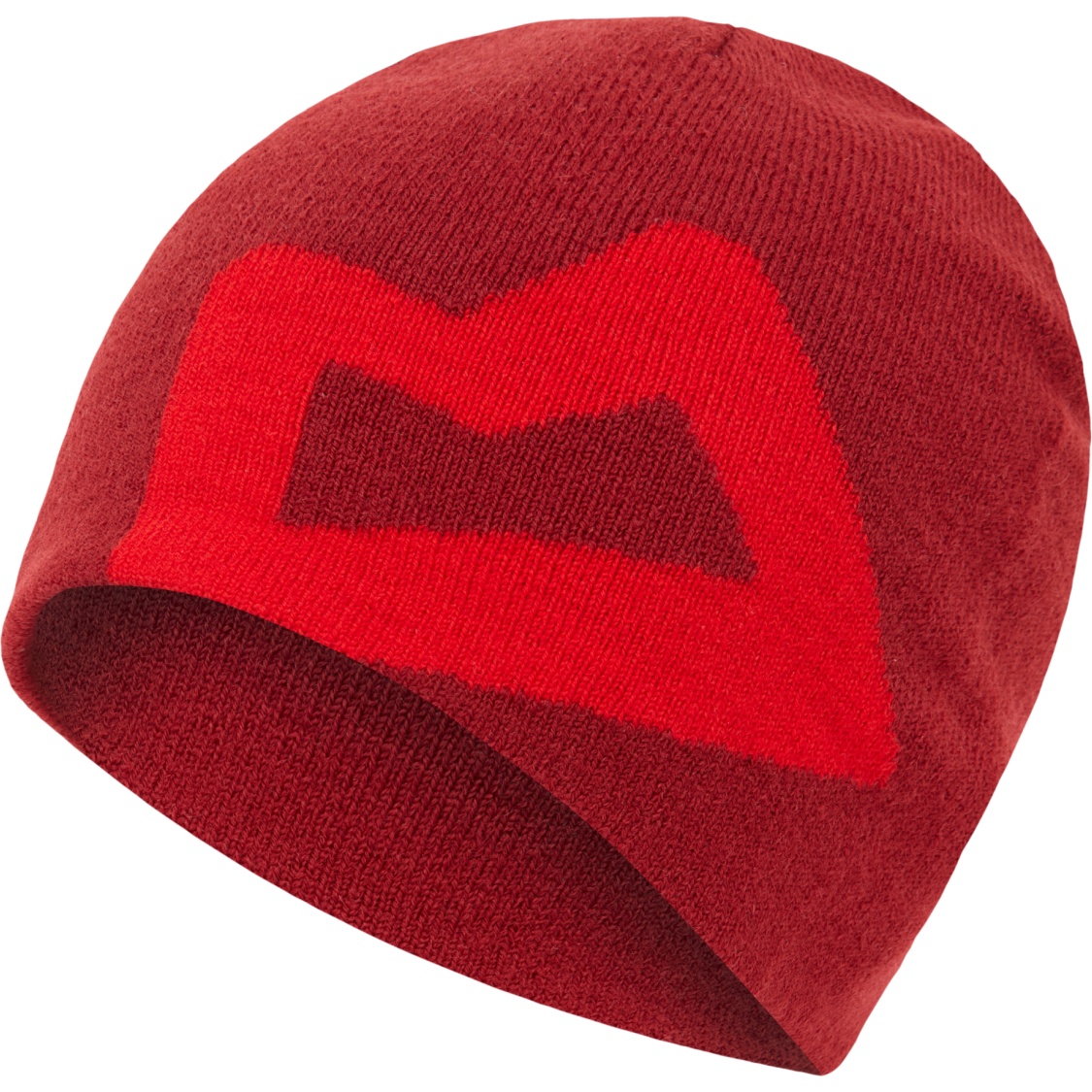 Mountain Equipment Branded Knitted Beanie Dames ME-000772 - merlot/chili