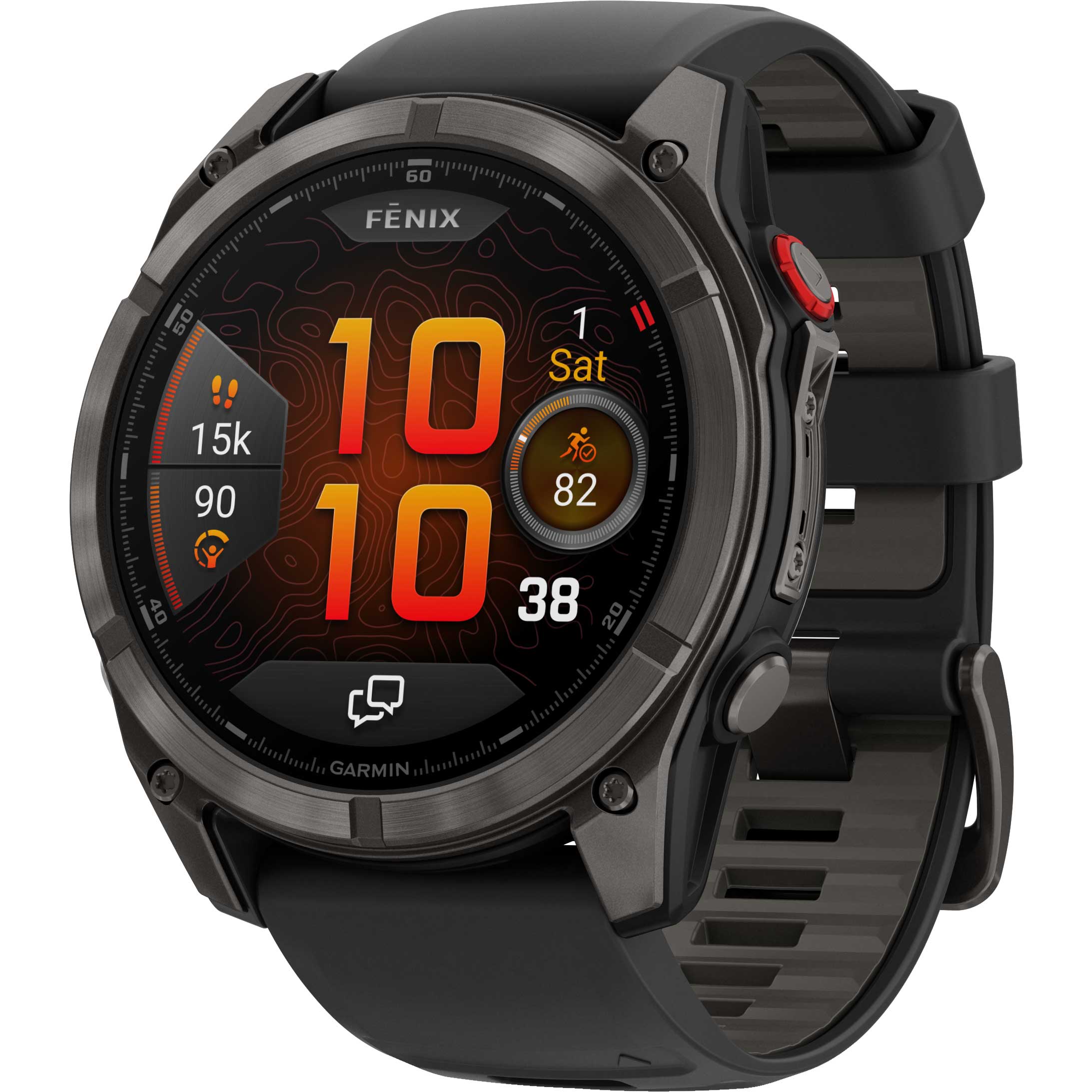 Garmin fenix 8 Pro AMOLED Sapphire GPS Smartwatch - 51mm - Black/Carbon ...
