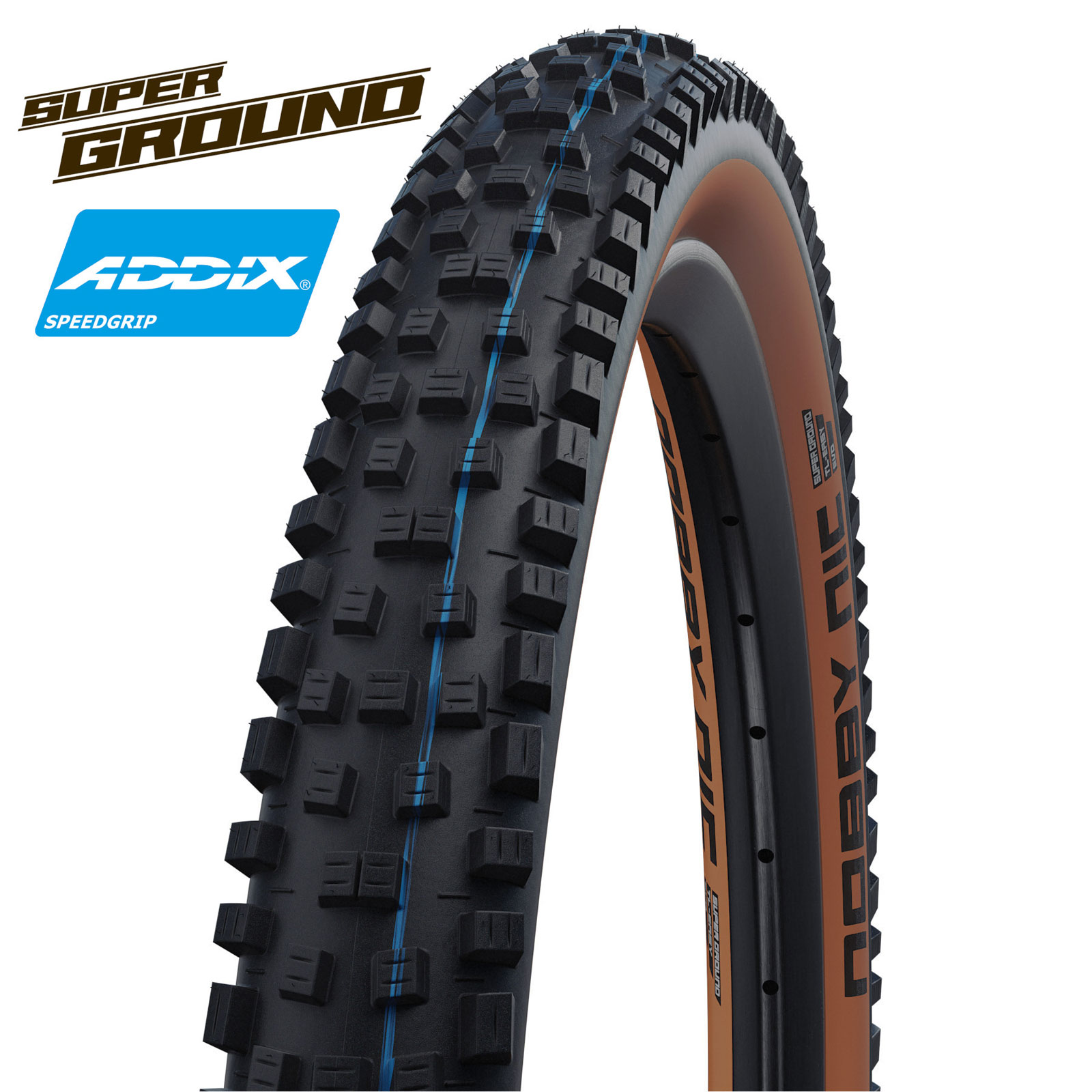 Schwalbe Billy Bonkers Faltreifen - Performance | Addix - 26x2.10" | Bronze Sidewall