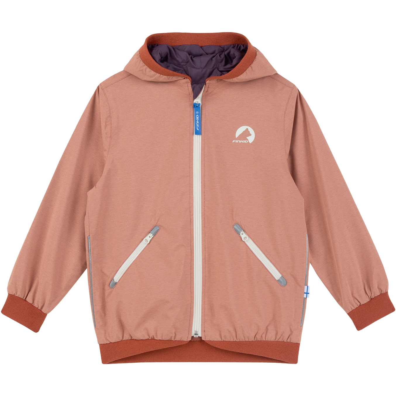 Finkid Veste Imperméable Enfant - MUUTUVA - peach/rust - BIKE24