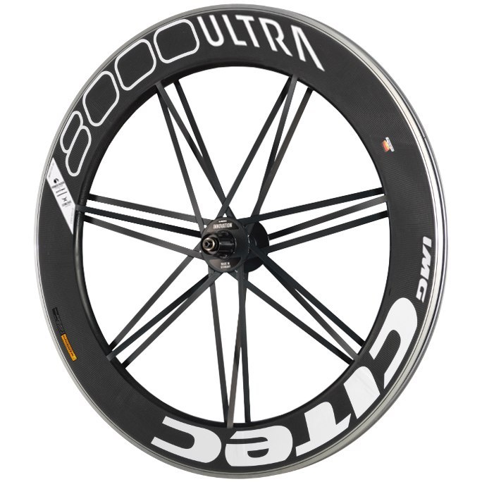 CITEC 8000 CX / 63 Ultra Achterwiel - 28" | Clincher - QR 130 - zwart