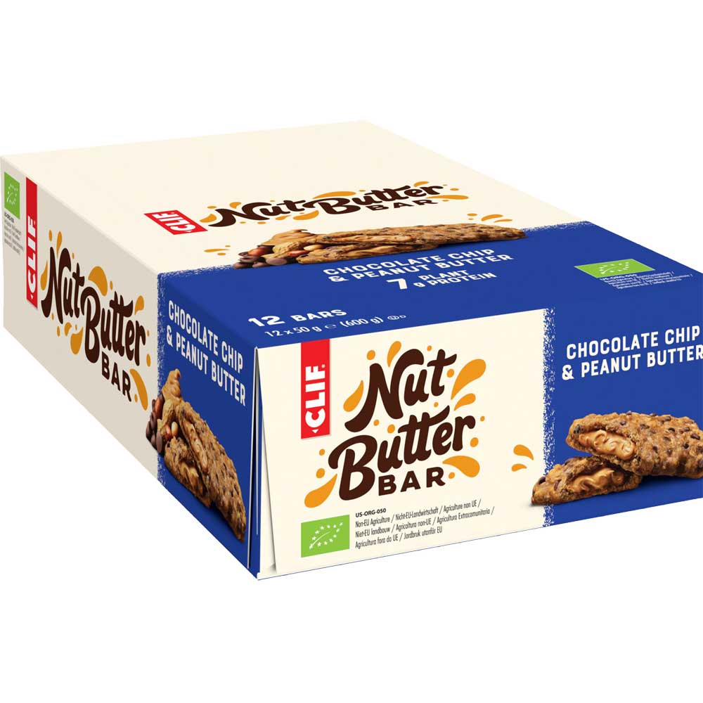 Clif ORGANIC Nut Butter Bar with Carbohydrates - Best Before 13-DEC ...