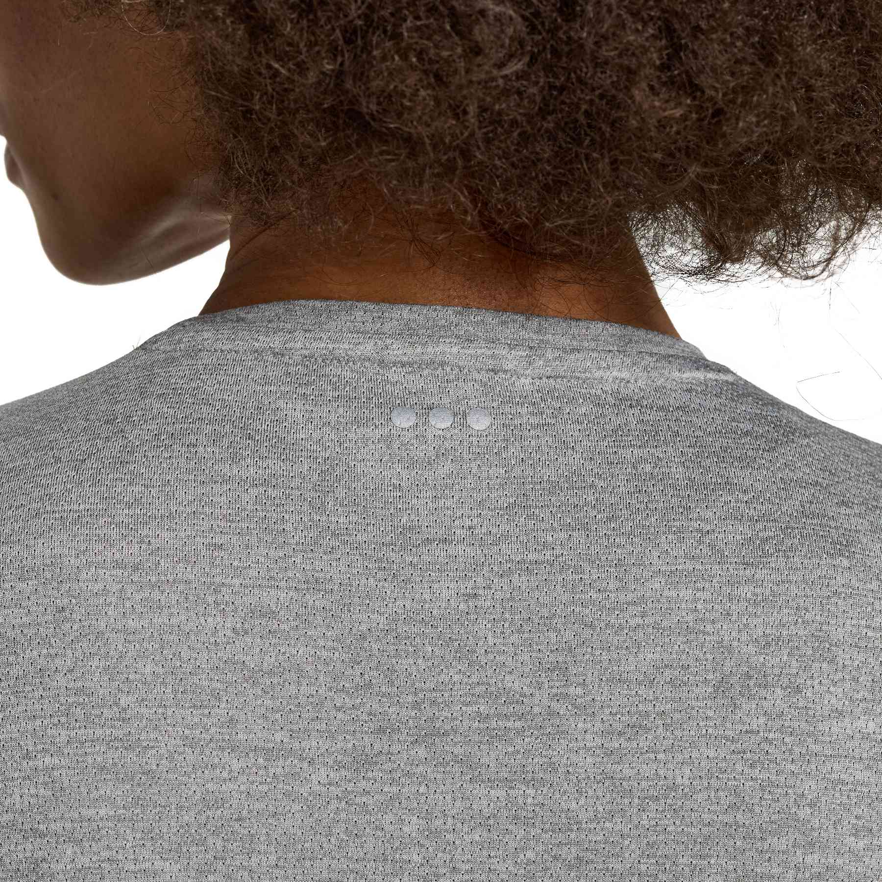 Saucony Stopwatch Graphic Short Sleeve Shirt Women light grey heather