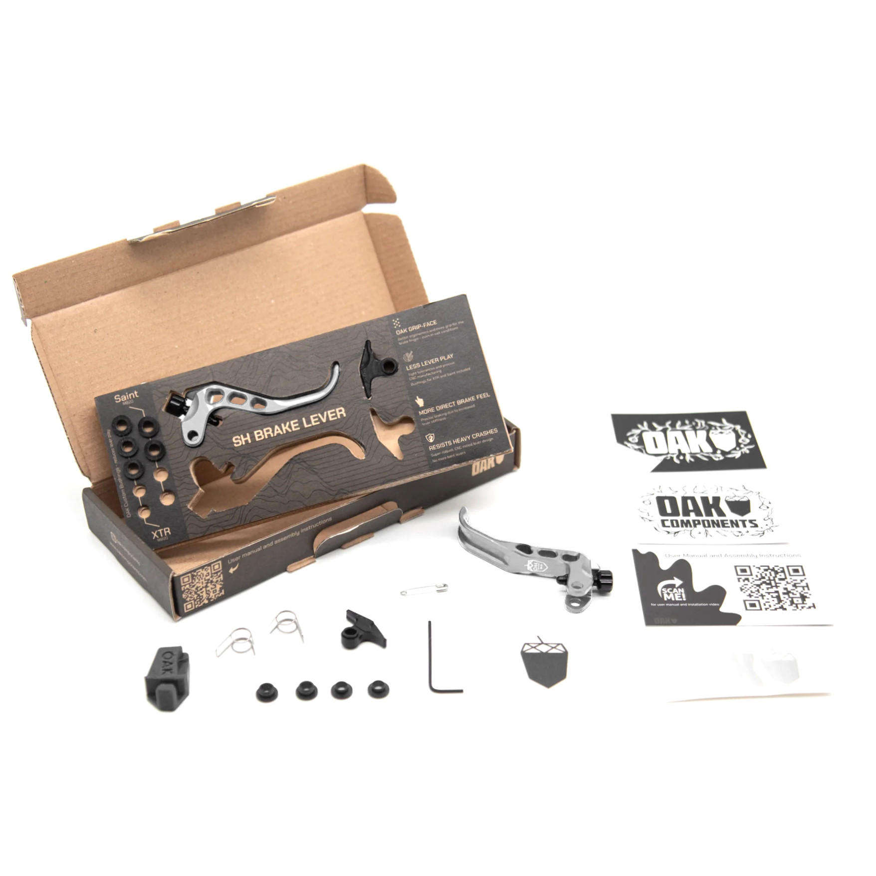OAK Components SH Lever Blade Set - Shimano - raw | BIKE24