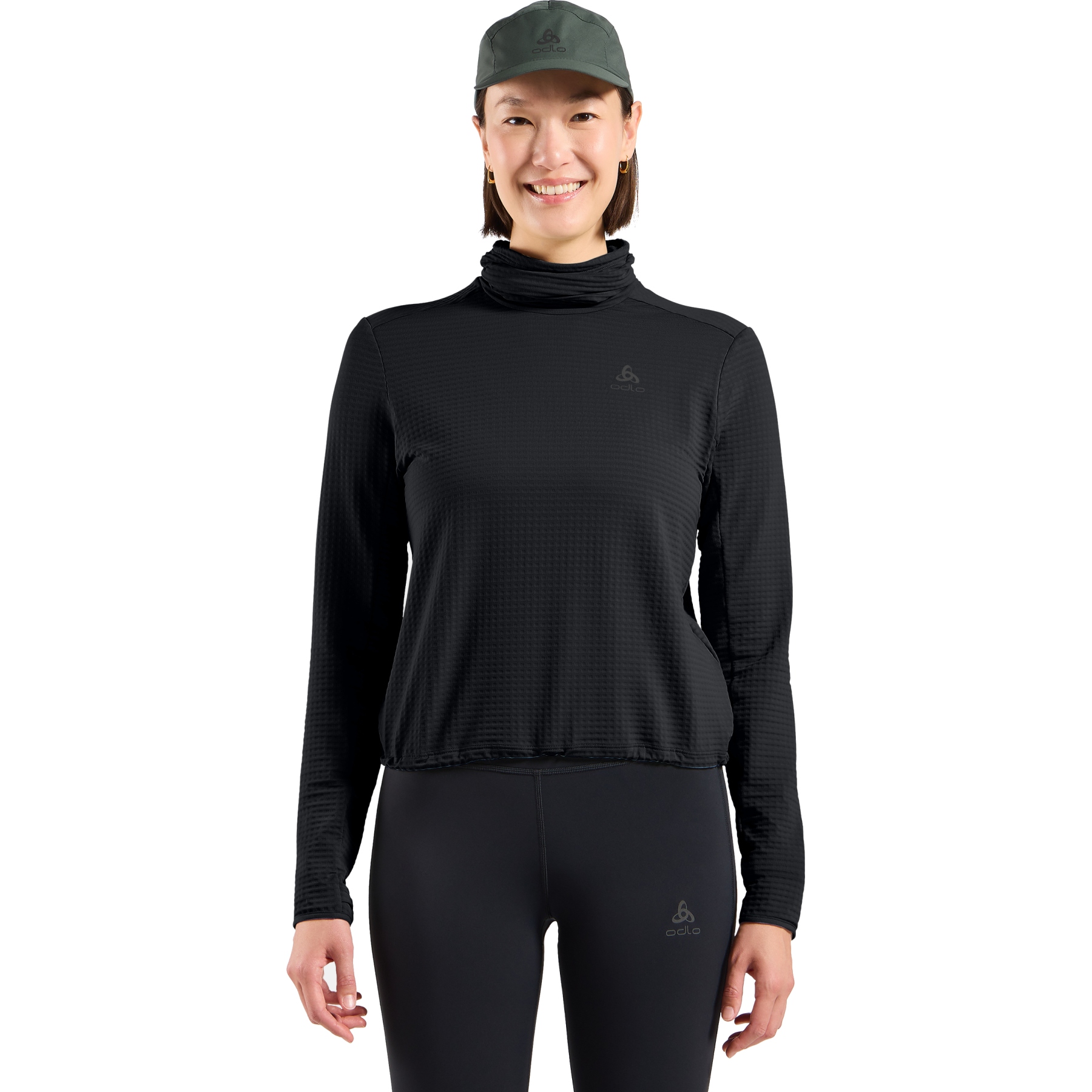 Odlo Pull de Running à Col Roulé Femme - Essentials Thermal - noir - BIKE24
