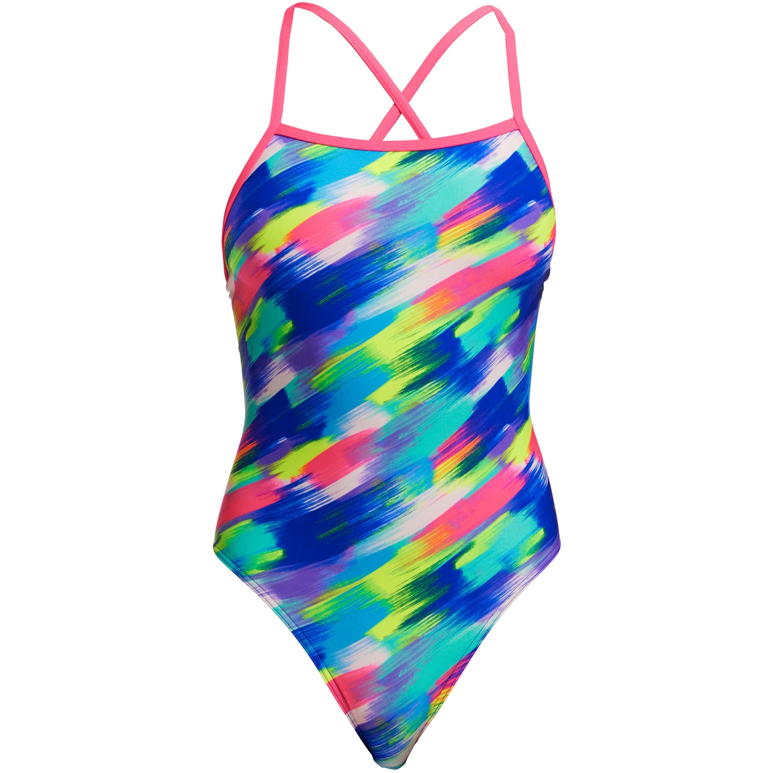 Funkita Single Strap Eco One Piece Swimsuit Women - Paper Pink | BIKE24