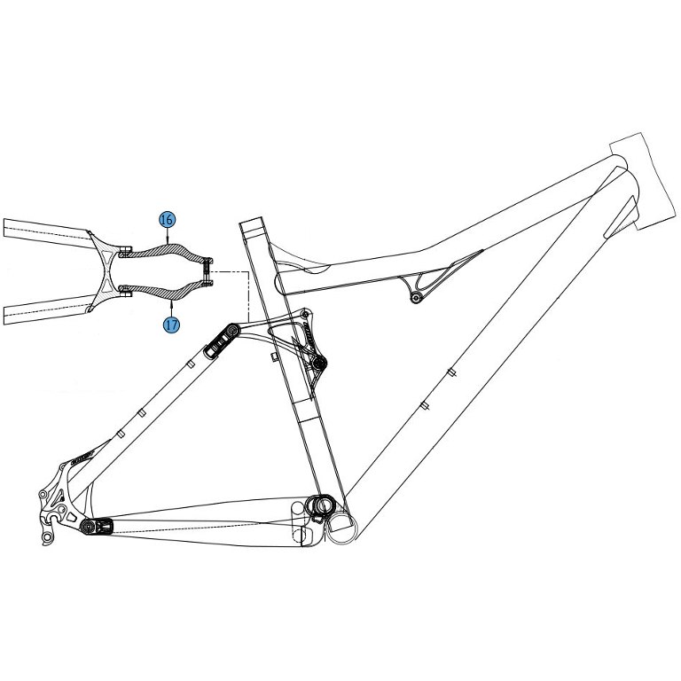 Ghost RT / RT Miss Rocker Kit KE0041 | BIKE24