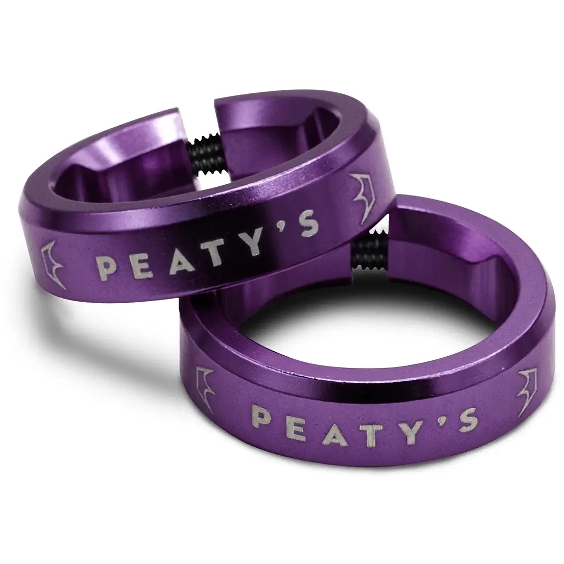 Peaty's Monarch Grips Lockrings Clamp Ring - Violet | BIKE24