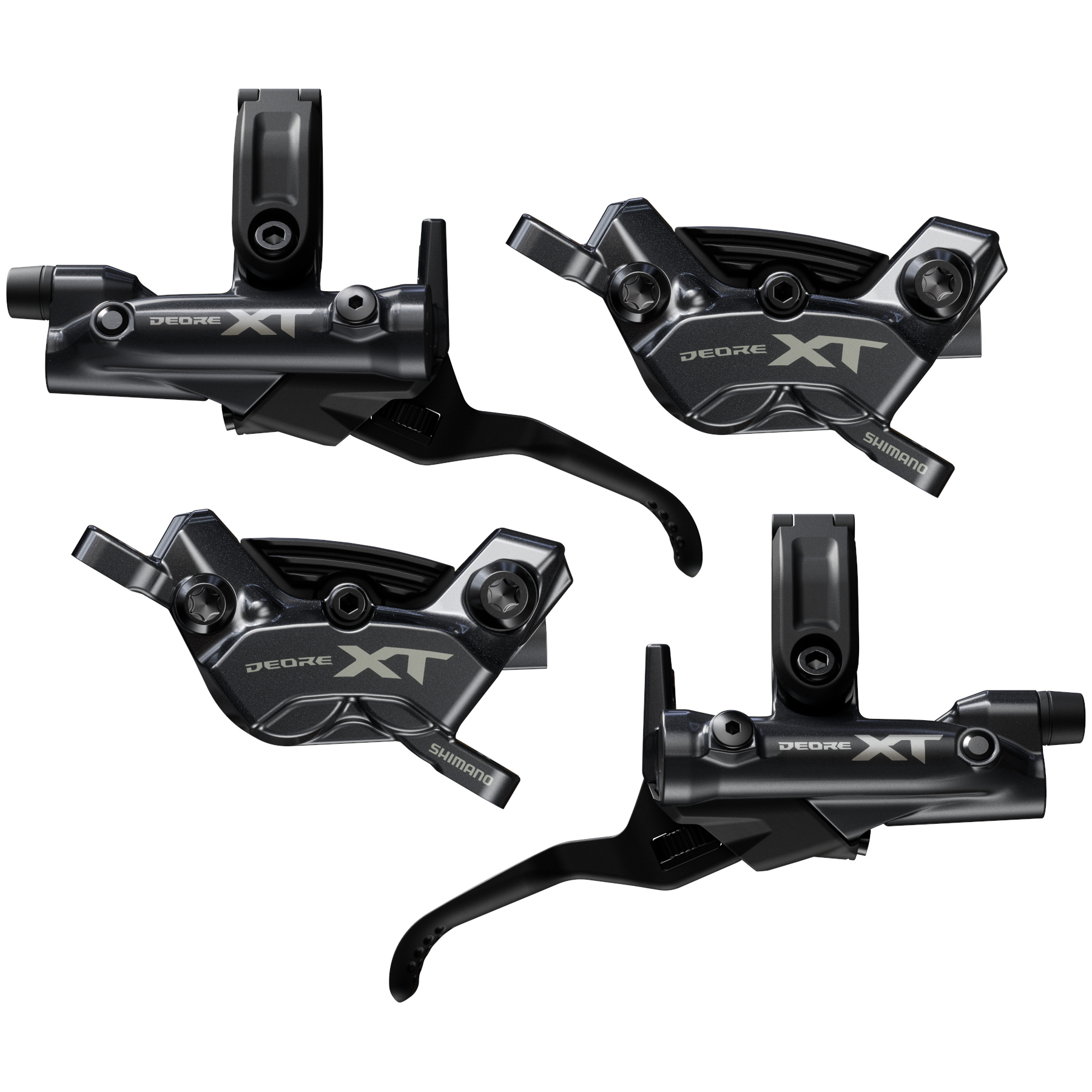 Shimano Deore XT BL-M8200 / BR-M8220 Scheibenbremse - Post Mount | 4-Kolben | J-Kit - Set (vorn ...