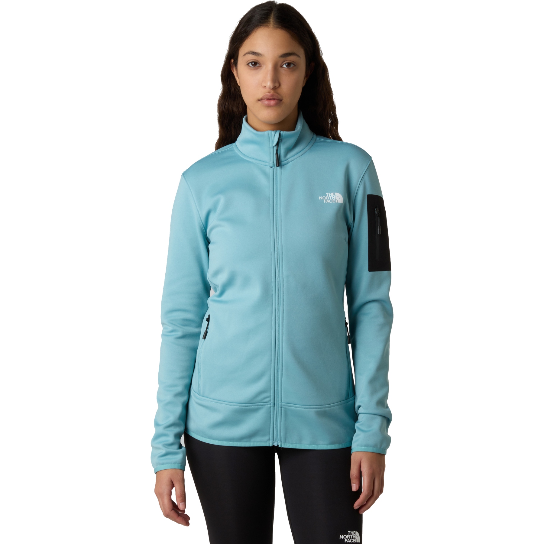 The North Face Mistyescape Fleece Jacket Women - Blue Eclipse/TNF Black