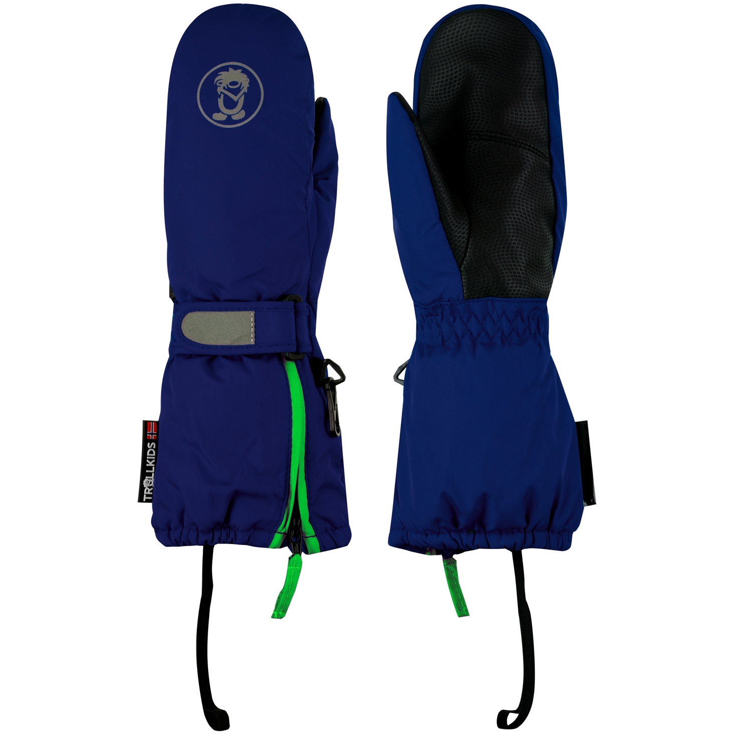 Trollkids Troll XT Wanten Kinderen - Navy/Viper Green | BIKE24