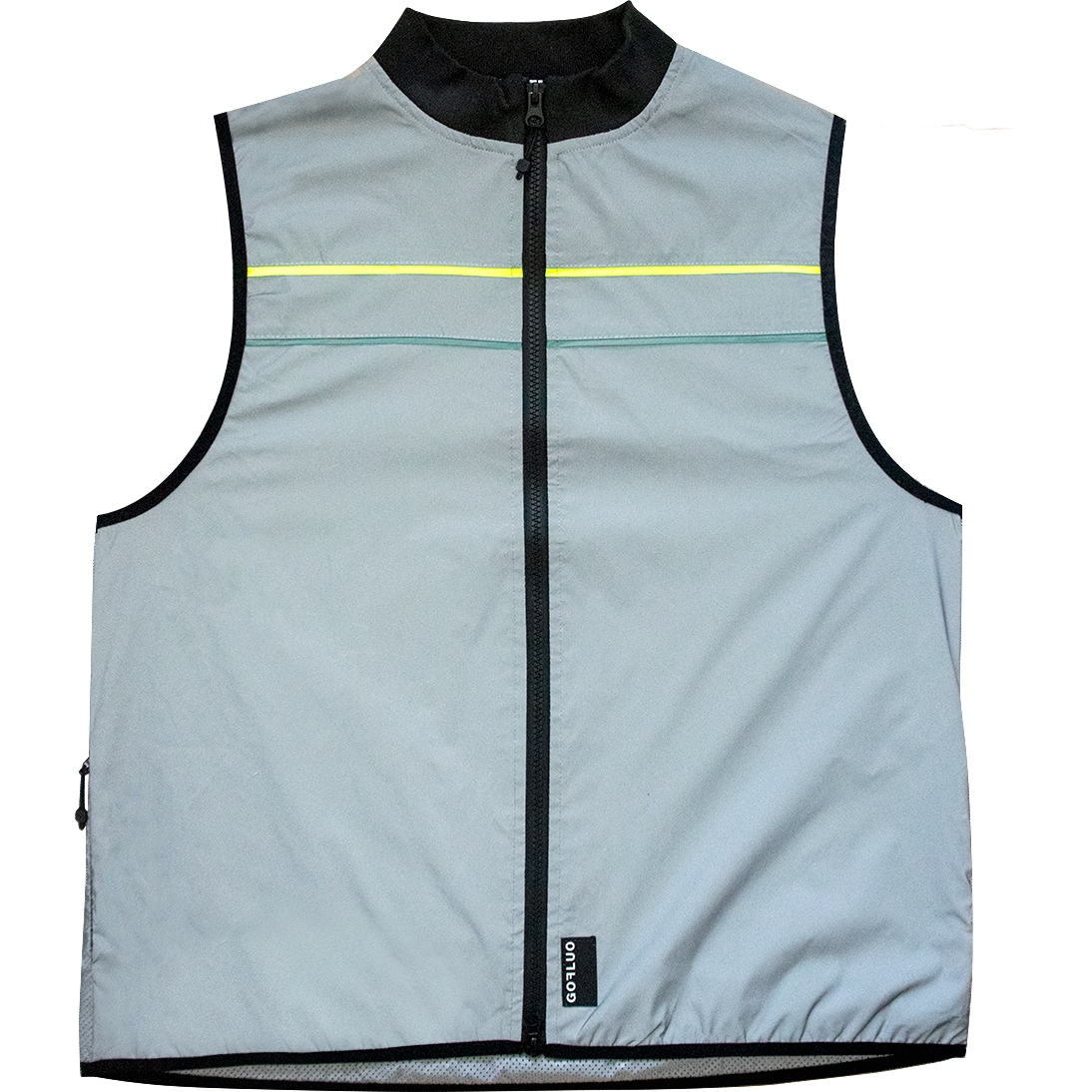 Gofluo George Bodyglower Safety Vest - Grey Reflective | BIKE24