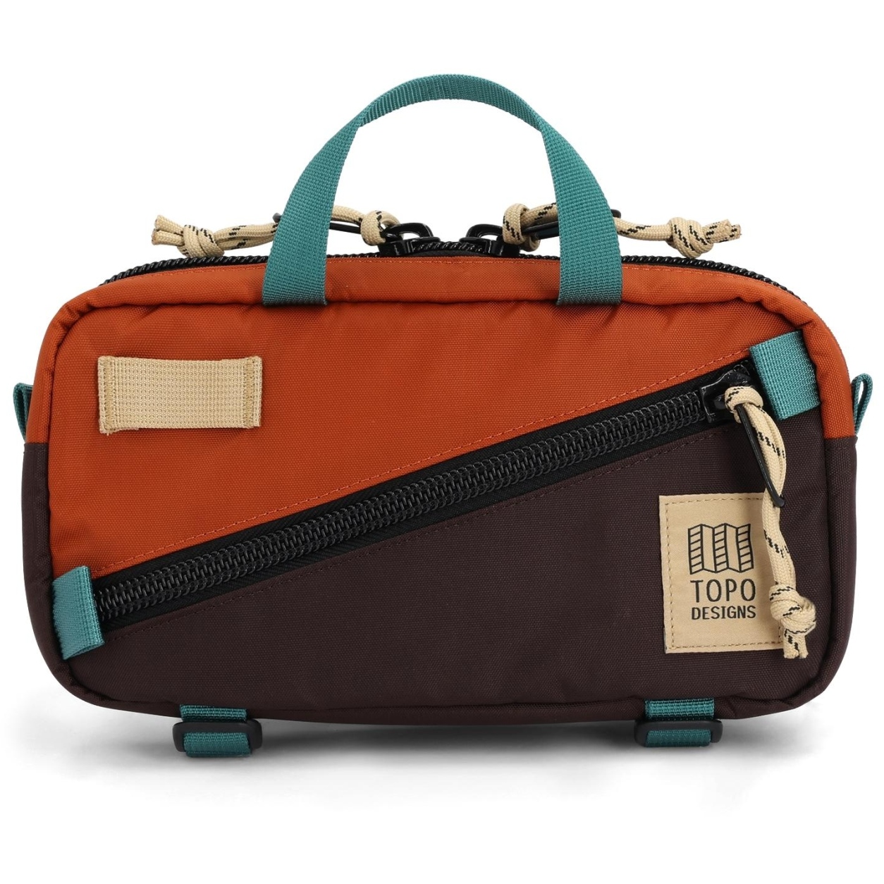 Topo Designs Mini Quick Pack Tas - 1.7L - Clay/Chocolate | BIKE24