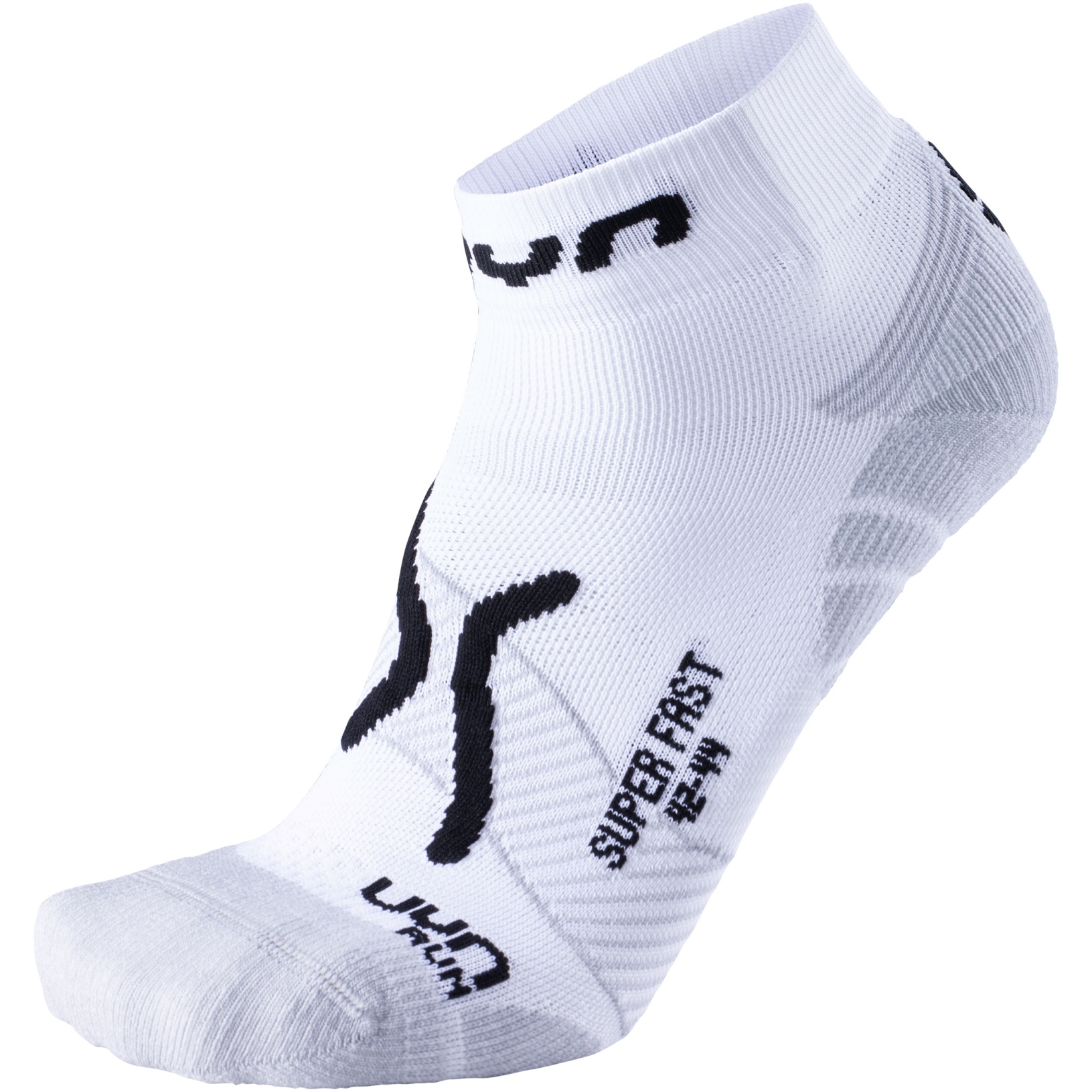 UYN Running Super Fast Socks Men - White/Black | BIKE24