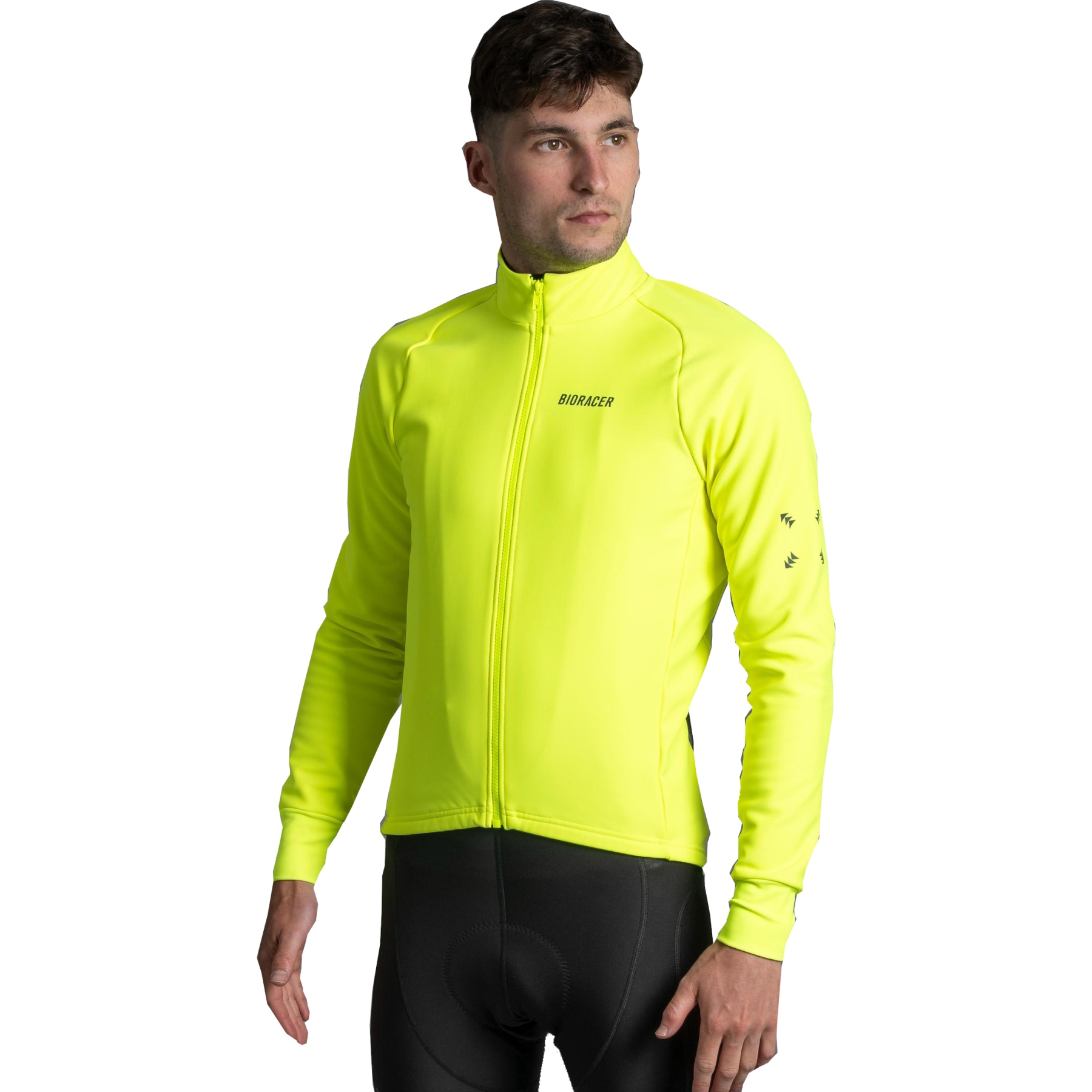 Bioracer Tempest Protect Pixel Jacket Men - fluo yellow | BIKE24