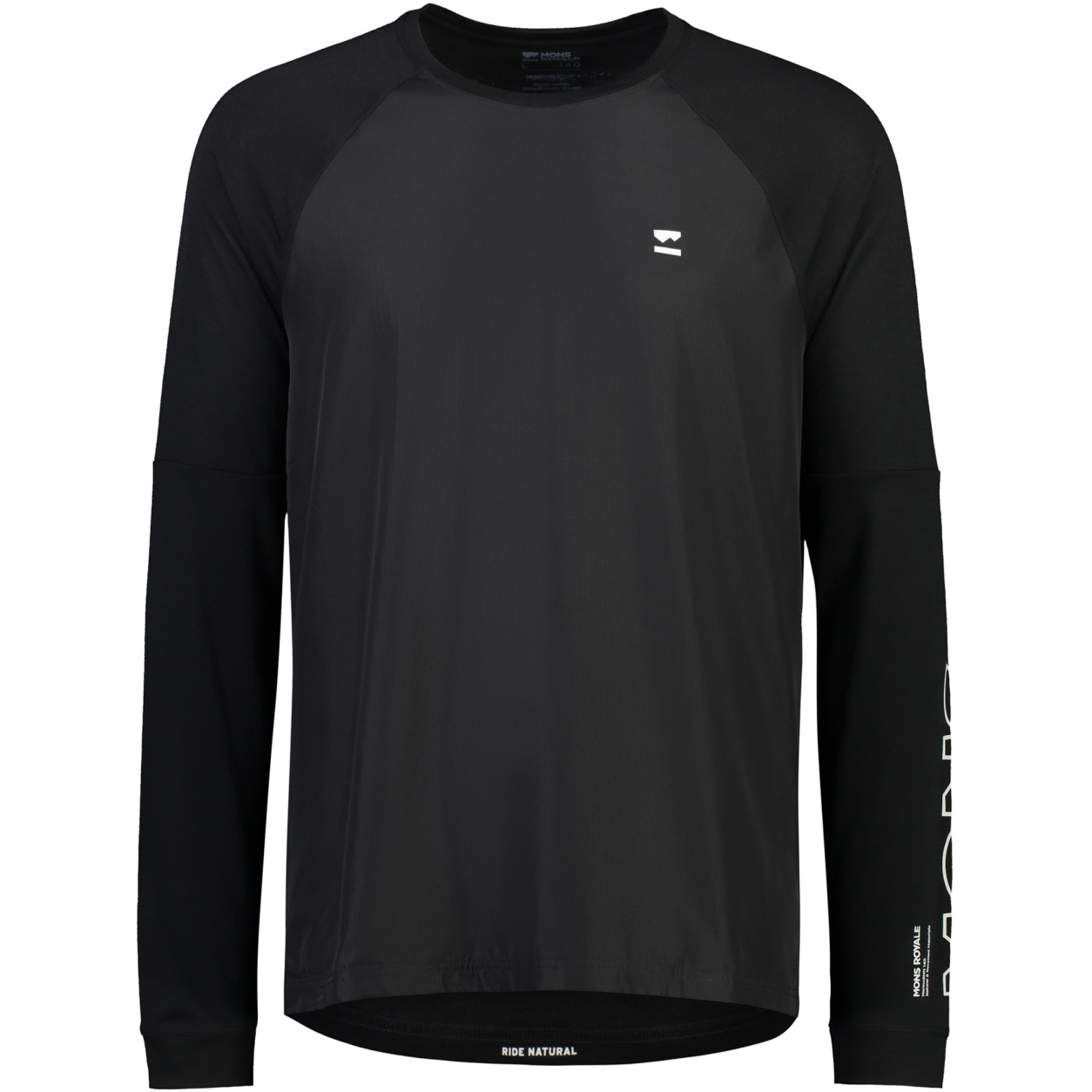Mons Royale Maillot Ciclismo Hombre - Tarn Merino Shift Wind - negro ...