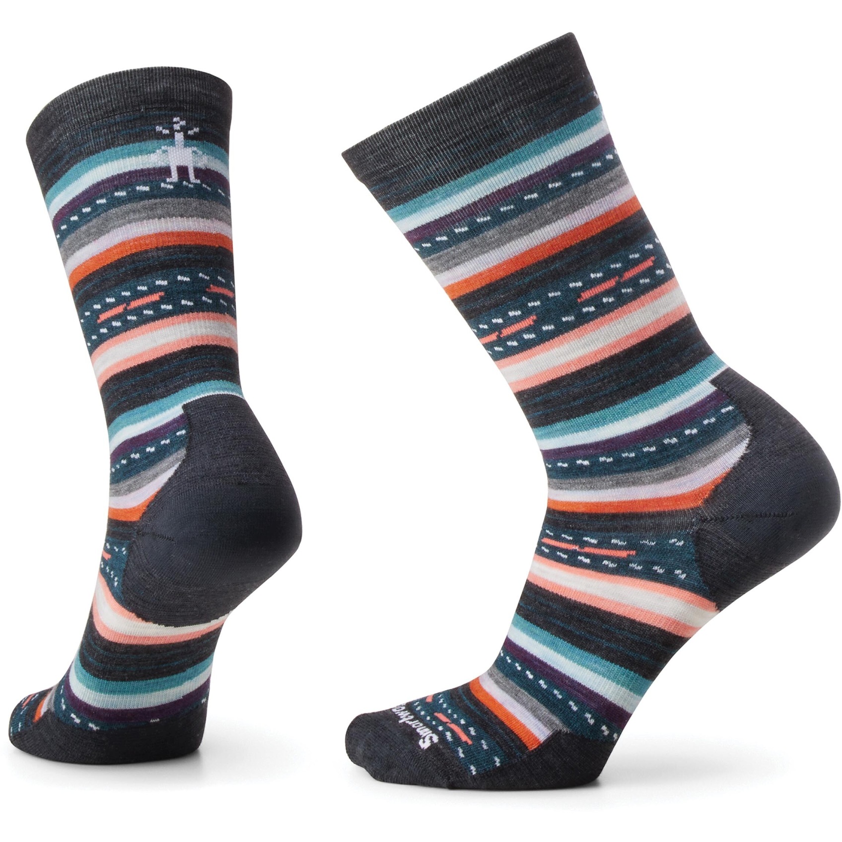 SmartWool Everyday Margarita Crew Socks - 003 charcoal | BIKE24