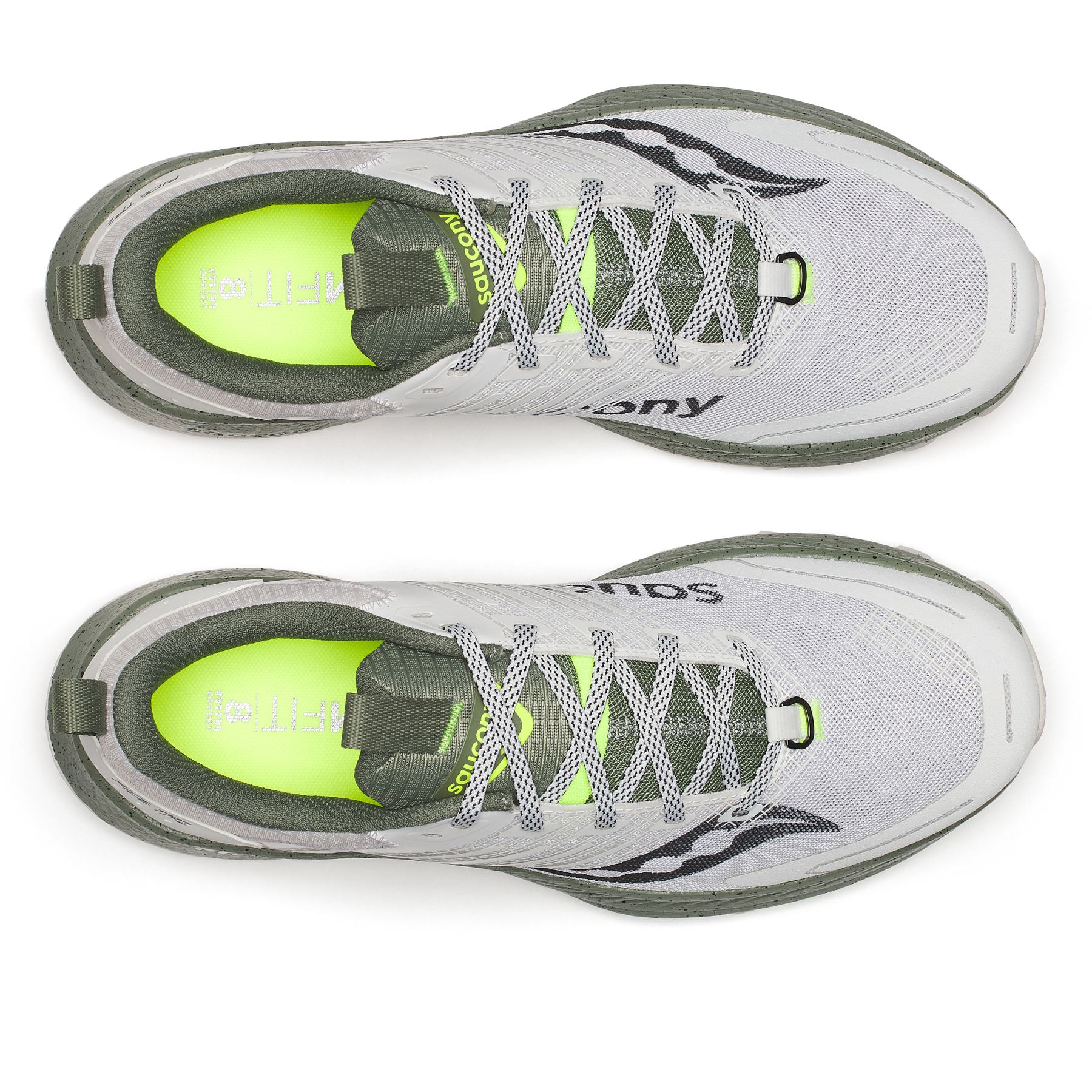 Saucony Ride TR2 Running Shoes Men white olivine BIKE24