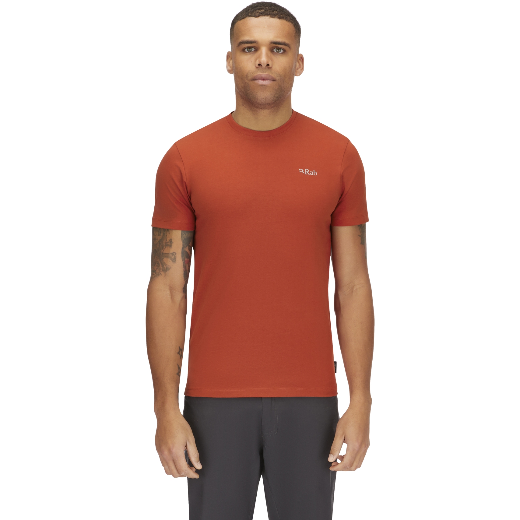 Rab Basecamp 3 Peaks Tee Men - red clay | BIKE24
