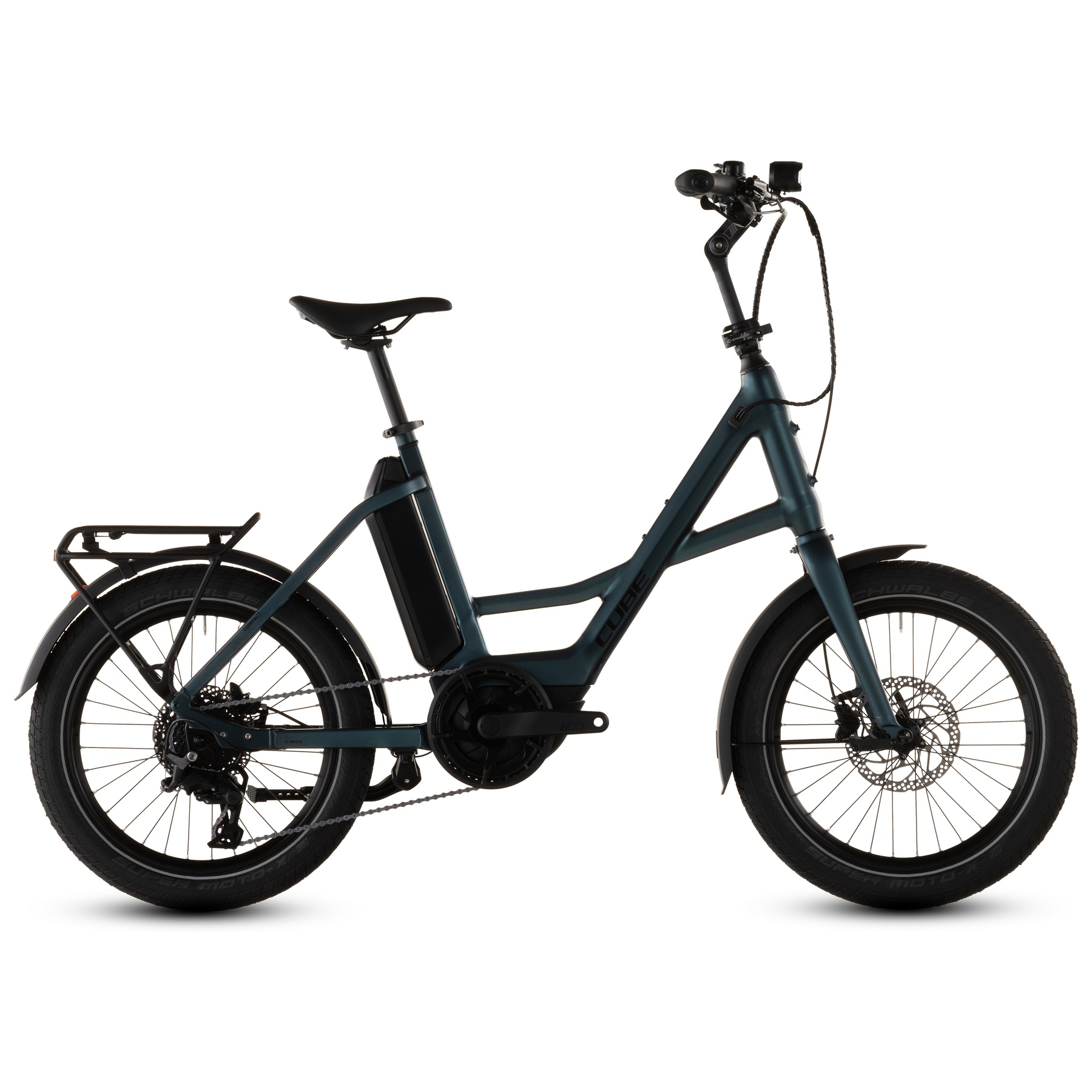 CUBE COMPACT HYBRID Comfort 545 - 20" E-Bike - 2026 - reedgreen / reflex