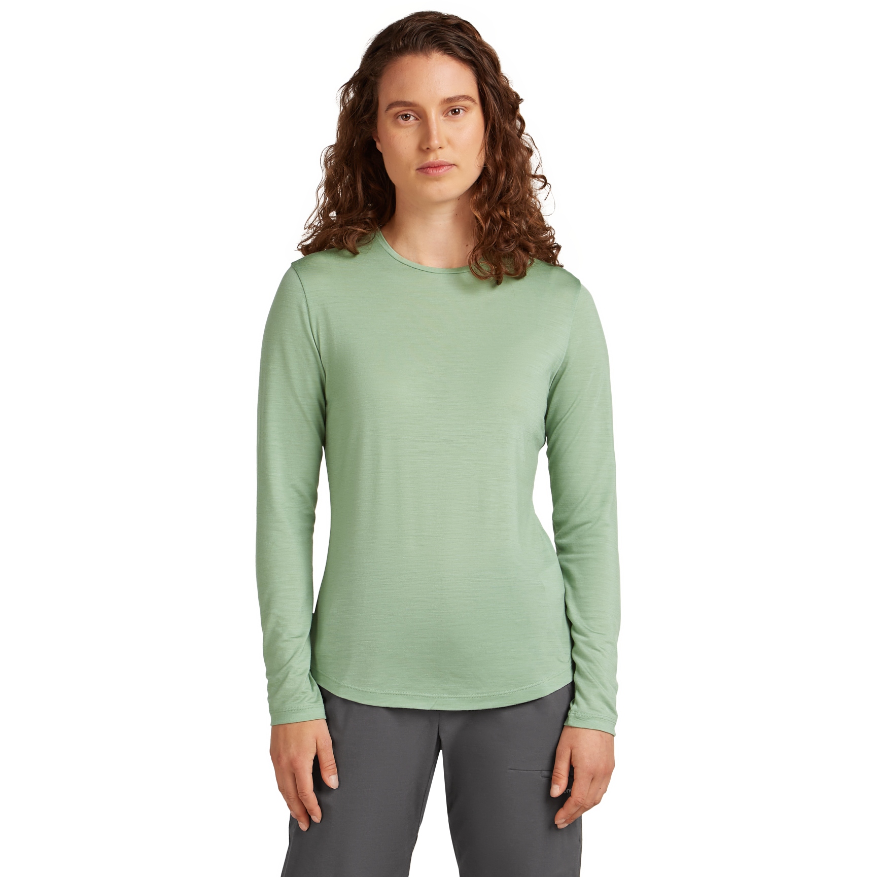 Icebreaker Merino 125 Cool-Lite™ Sphere III Langarmshirt Damen - Seaglass Icebreaker Merino 125 Cool-Lite™ Sphere III Langarmshirt Damen - Seaglass