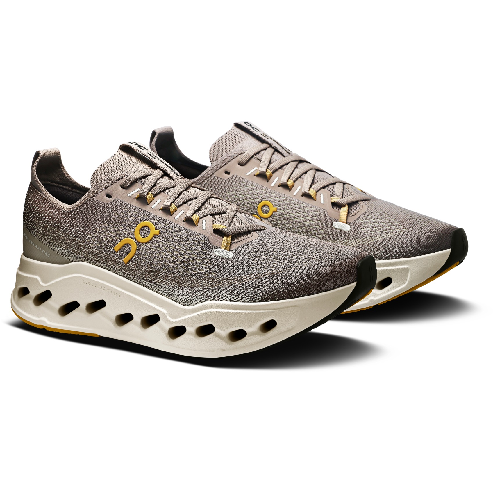 On Cloudsurfer Max Wide Running Shoes Men - Cinder | Pelican | BIKE24