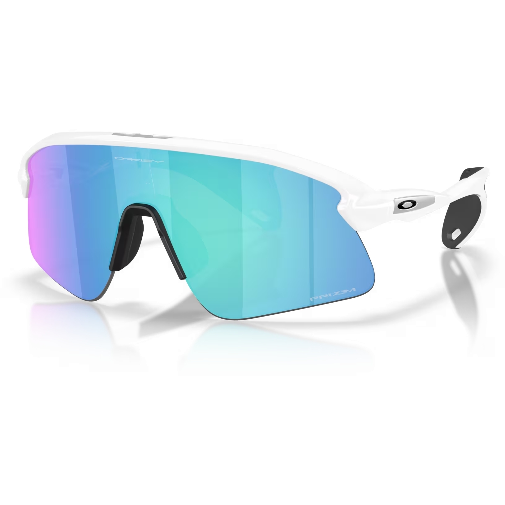Oakley Stunt Devil Glasses - Matte White / Prizm Sapphire - 0OO9517-0439